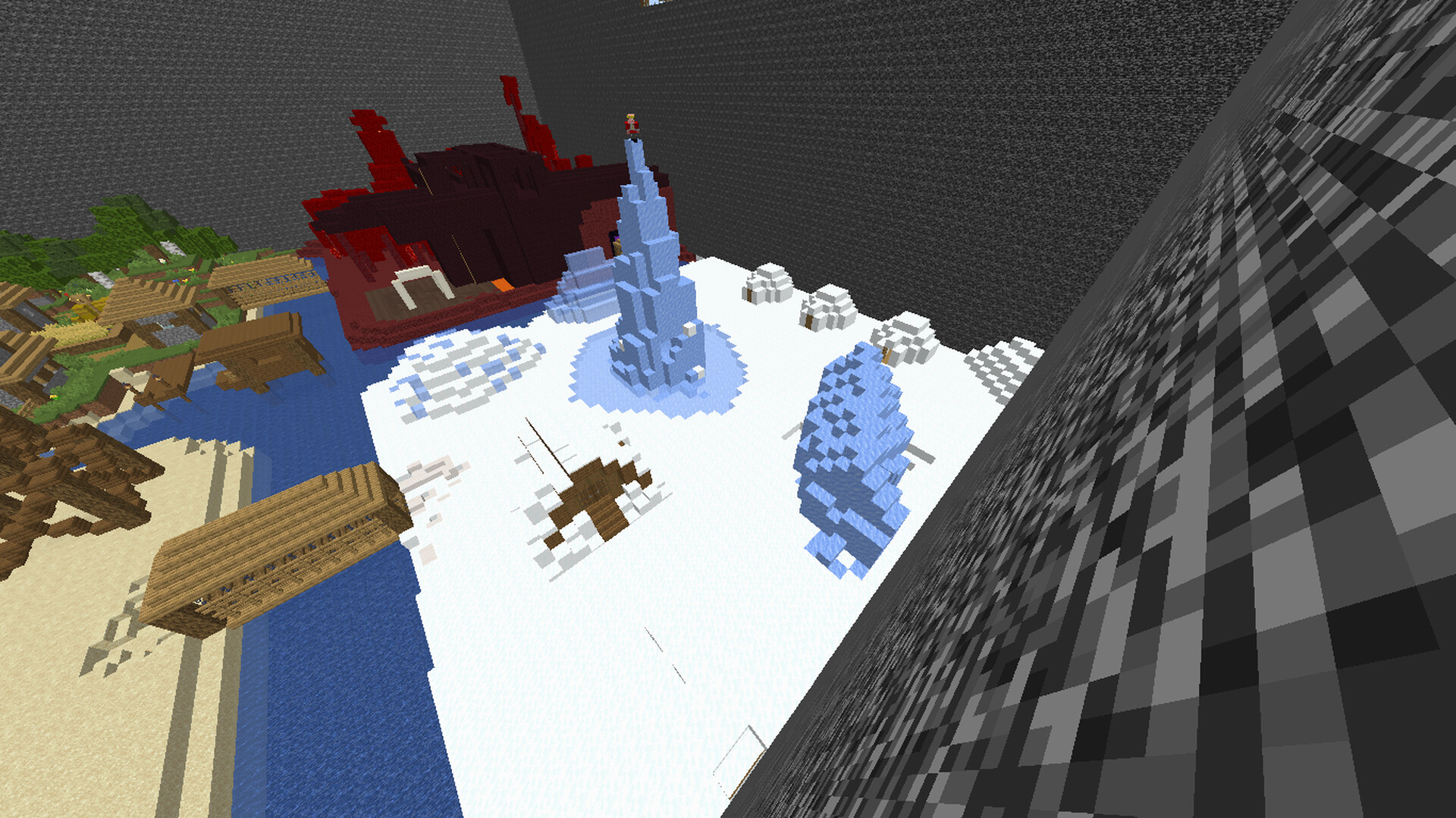 Hide N seek map 4 biomes By_Dream NEW UPDATE !!!! Minecraft Map