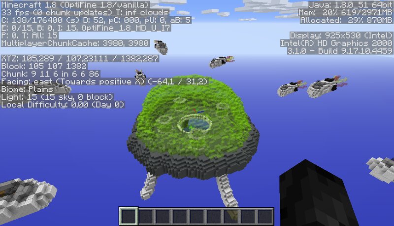 Skywars Alien map Minecraft Map