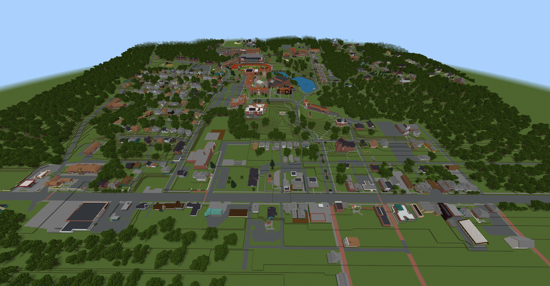 Muskingum University Campus - Bedrock Edition Minecraft Map