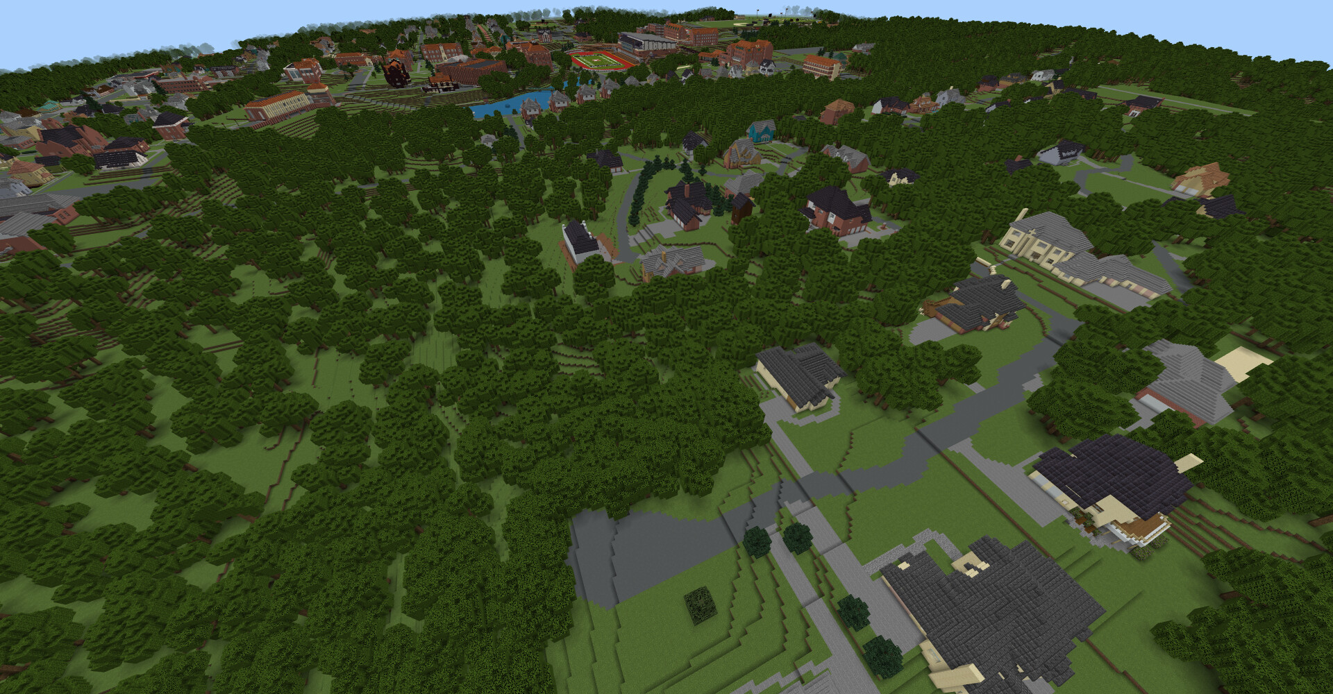 Muskingum University Campus - Bedrock Edition Minecraft Map