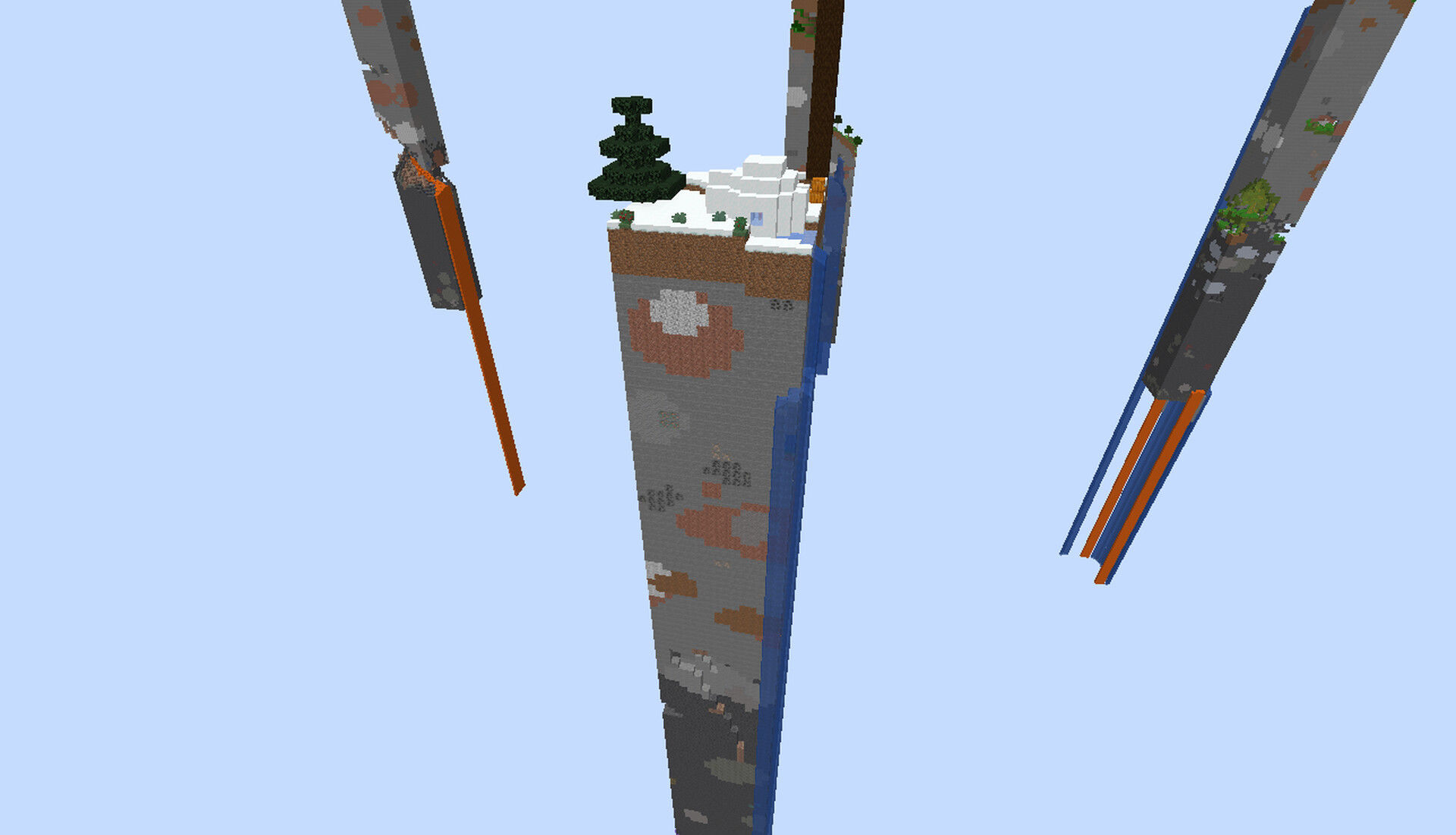 "1" chunk challange (5 chunks) Minecraft Map