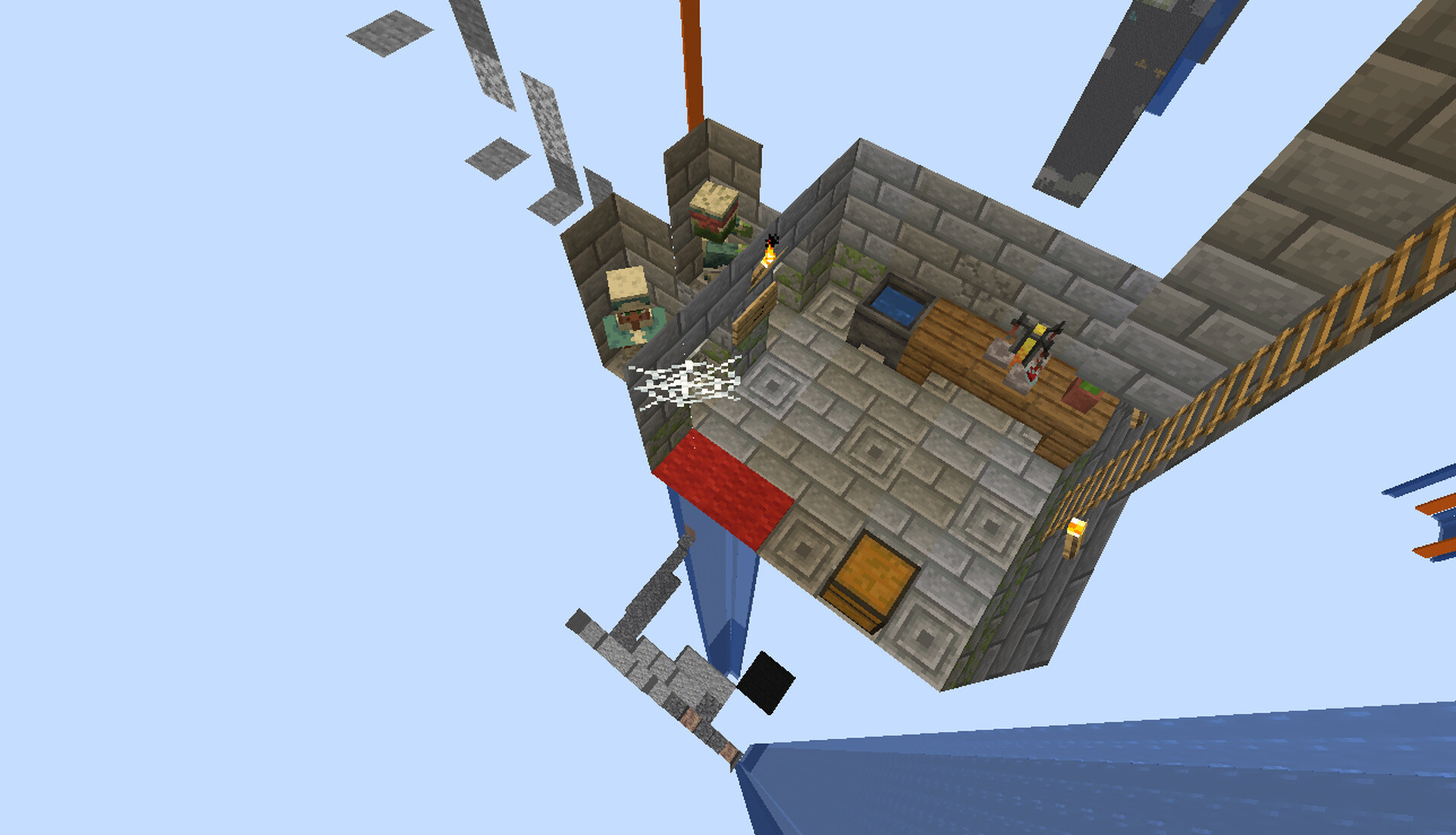 "1" chunk challange (5 chunks) Minecraft Map