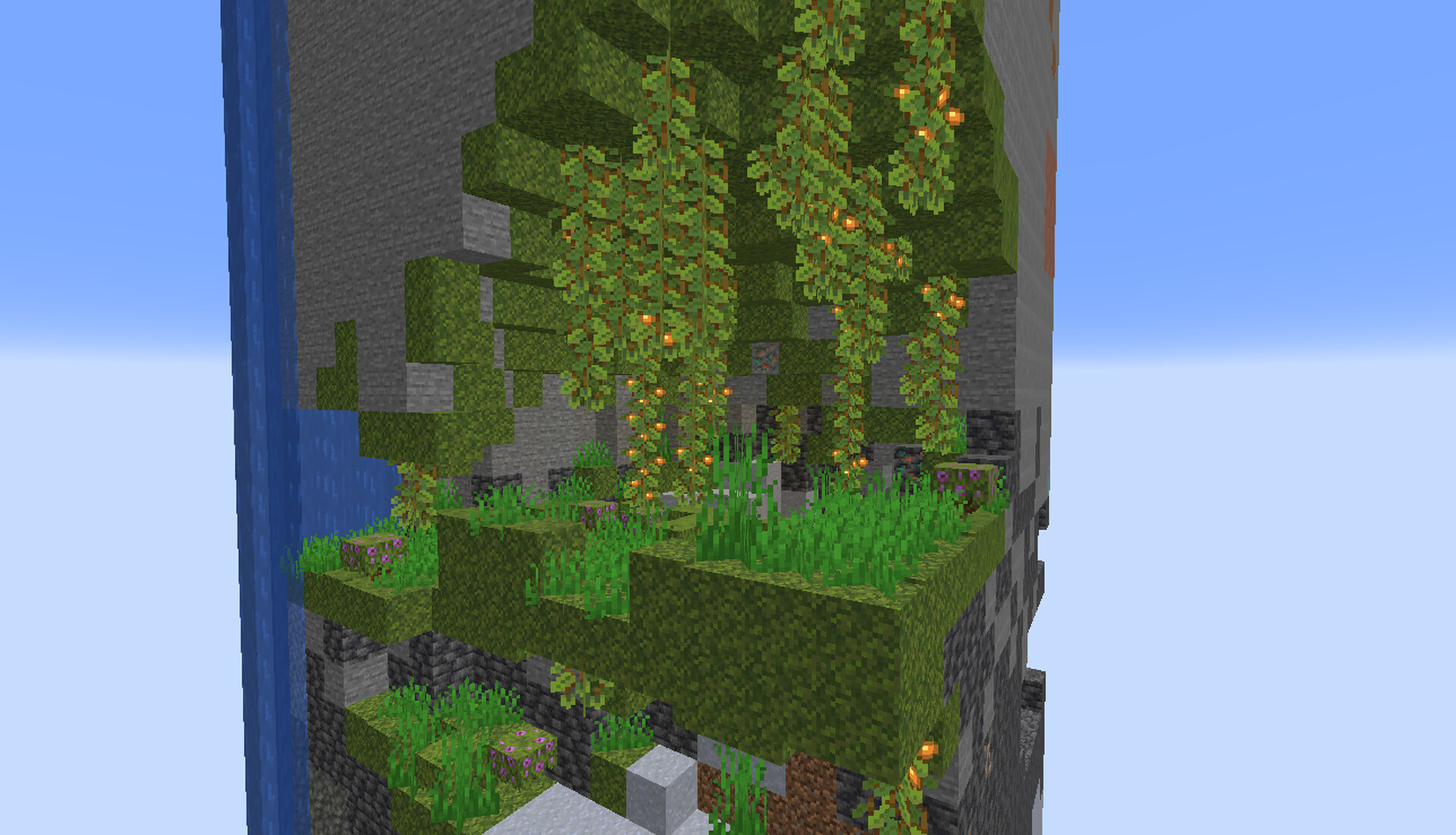 "1" chunk challange (5 chunks) Minecraft Map