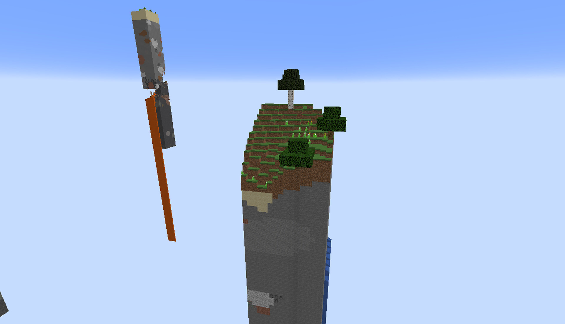 "1" chunk challange (5 chunks) Minecraft Map