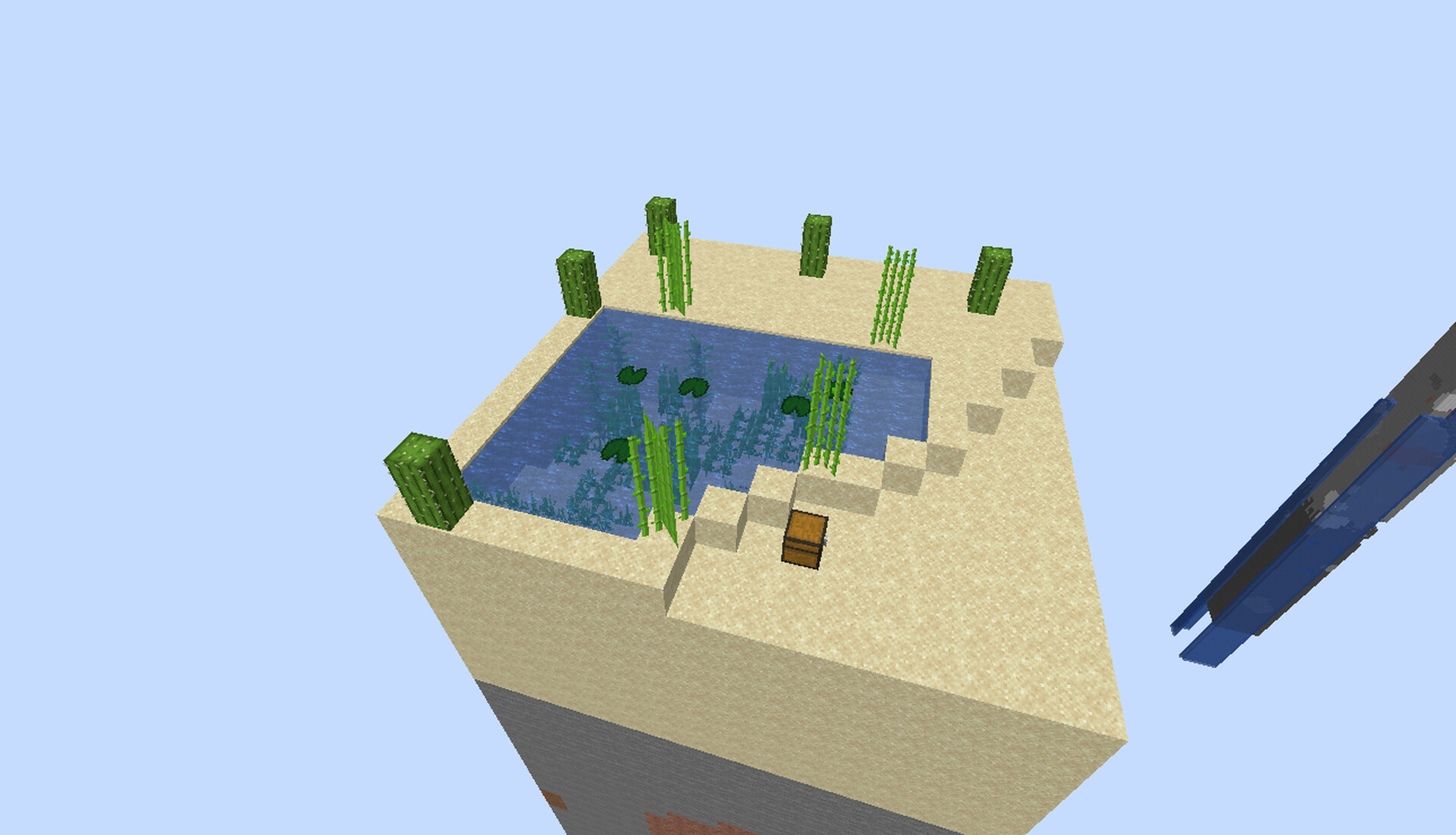"1" chunk challange (5 chunks) Minecraft Map