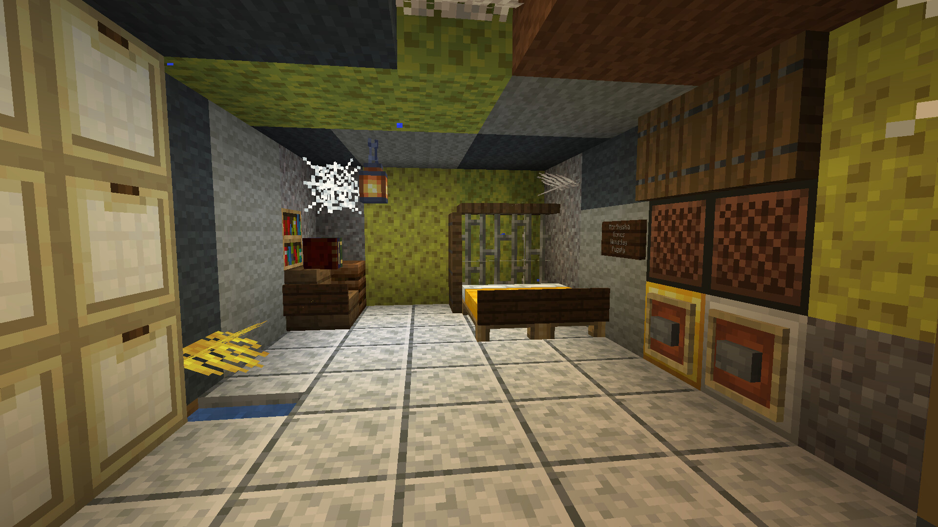 The mansion is based on the cartoon The Addams Family Minecraft Map