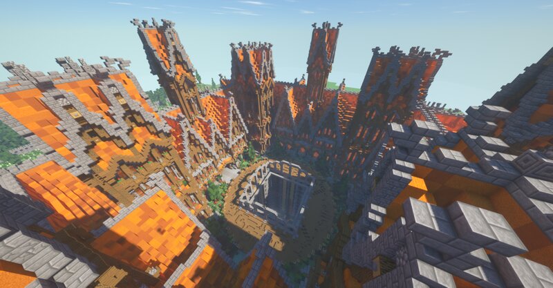 Medieval Fantasy Minigame arena Minecraft Map
