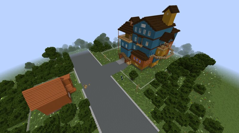 [1.7.10] Hello Neighbor - Alpha 1 Full House Minecraft Map
