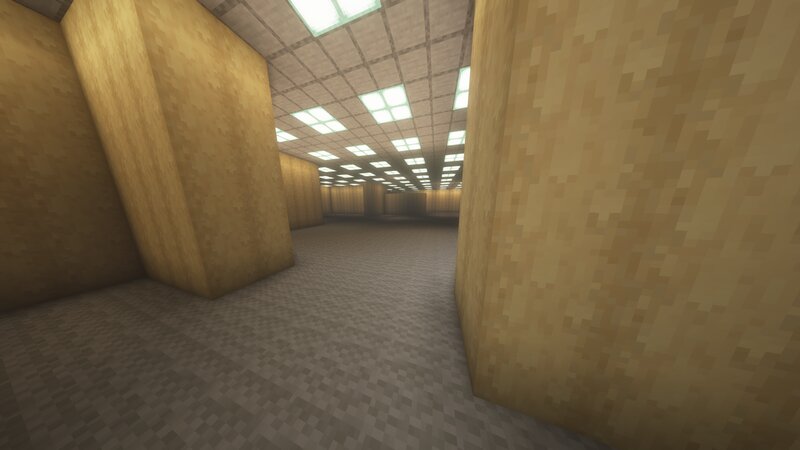 The Backrooms. Minecraft Map