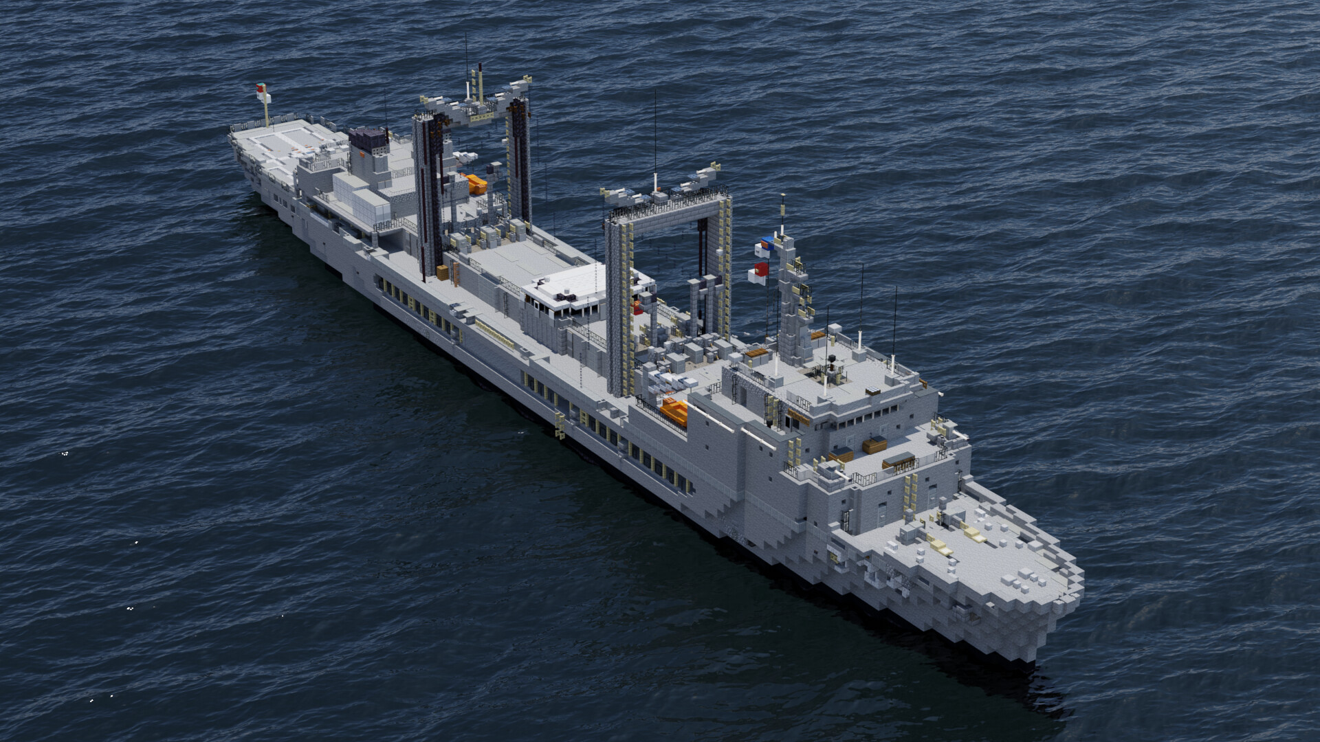 HMAS Success, Durance class tanker 1.1 scale Minecraft Map