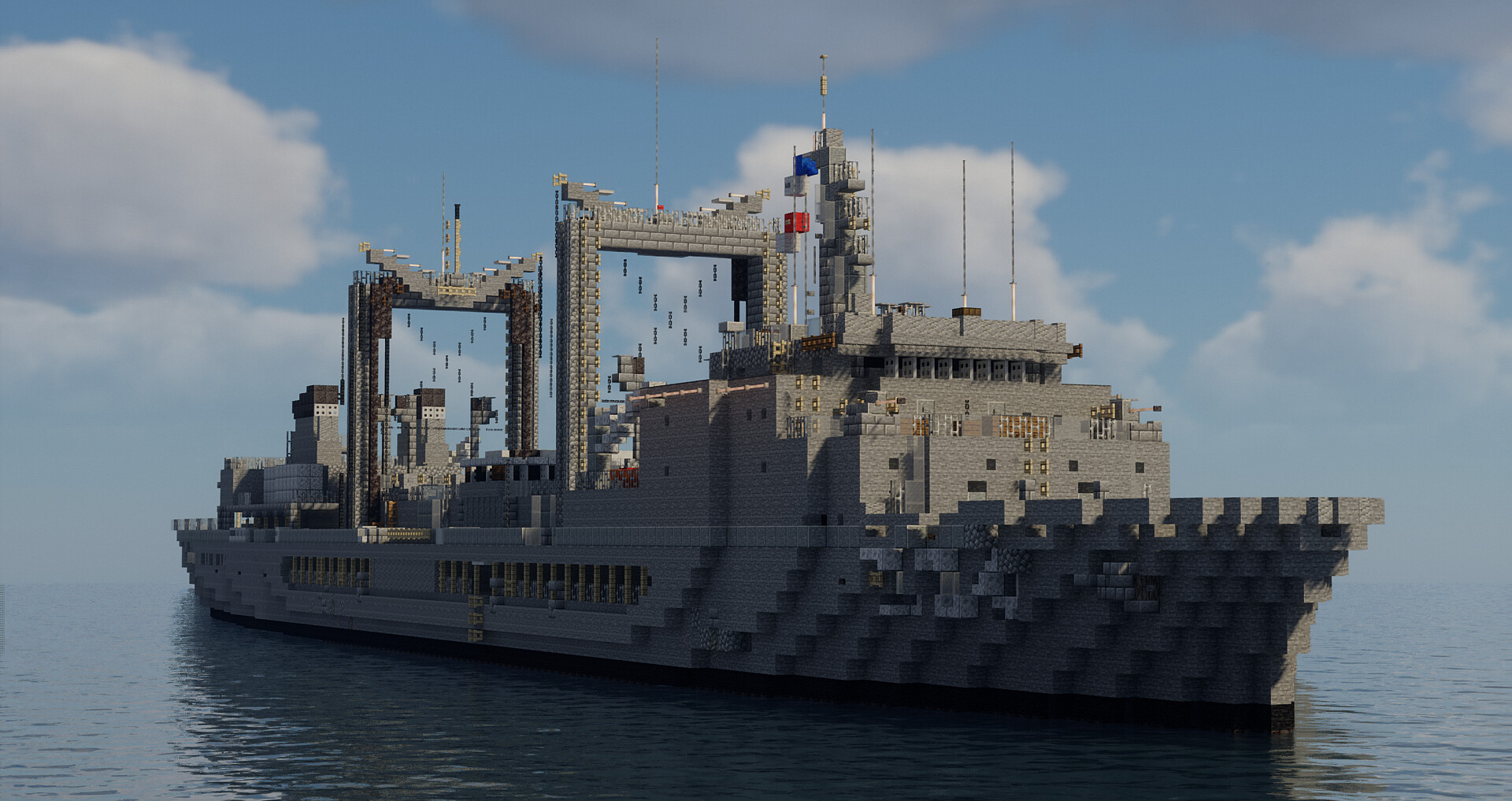 HMAS Success, Durance class tanker 1.1 scale Minecraft Map