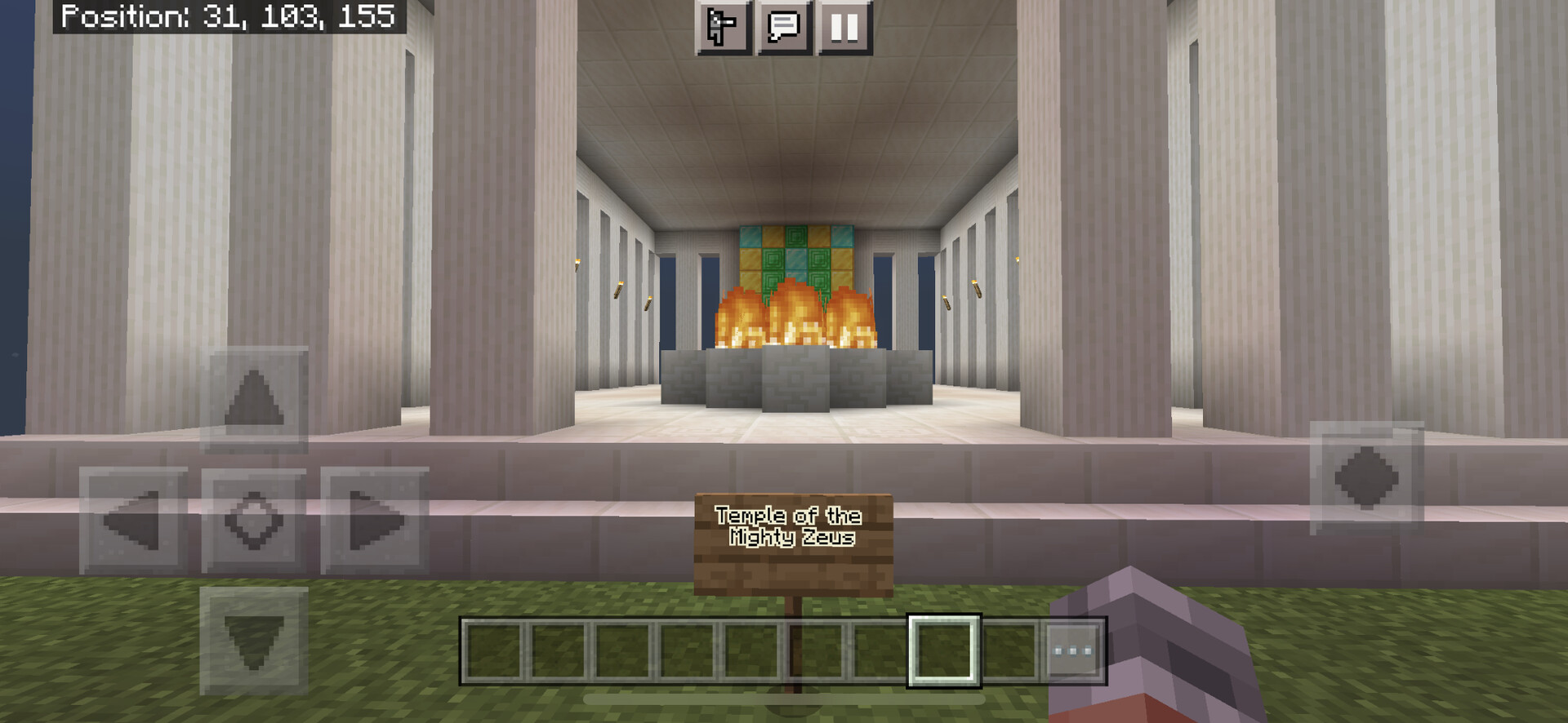 Temple of Zeus and Hades Minecraft Map