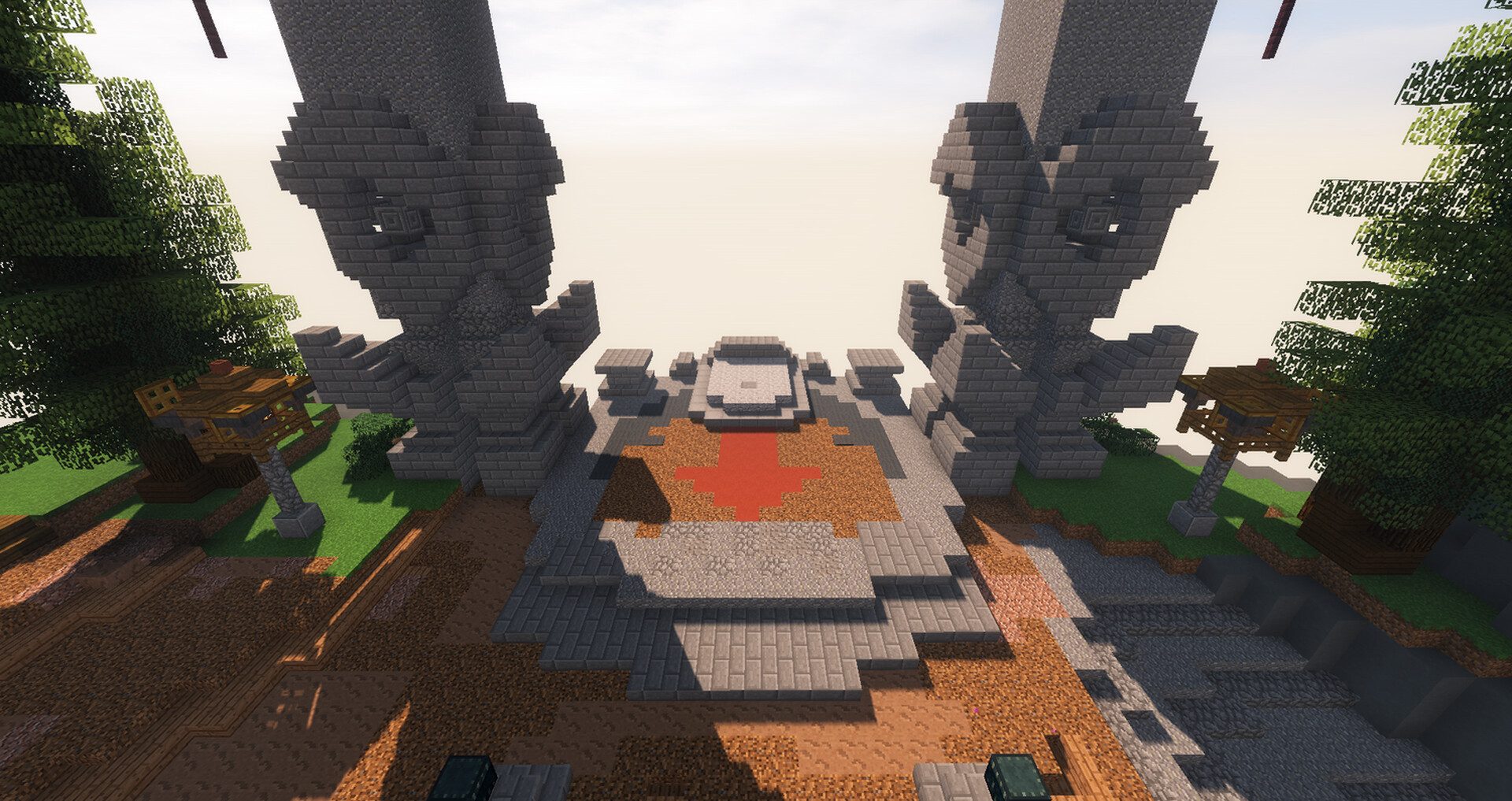 🔥 FLAME CASTLE LOBBY 1.8+ Minecraft Map