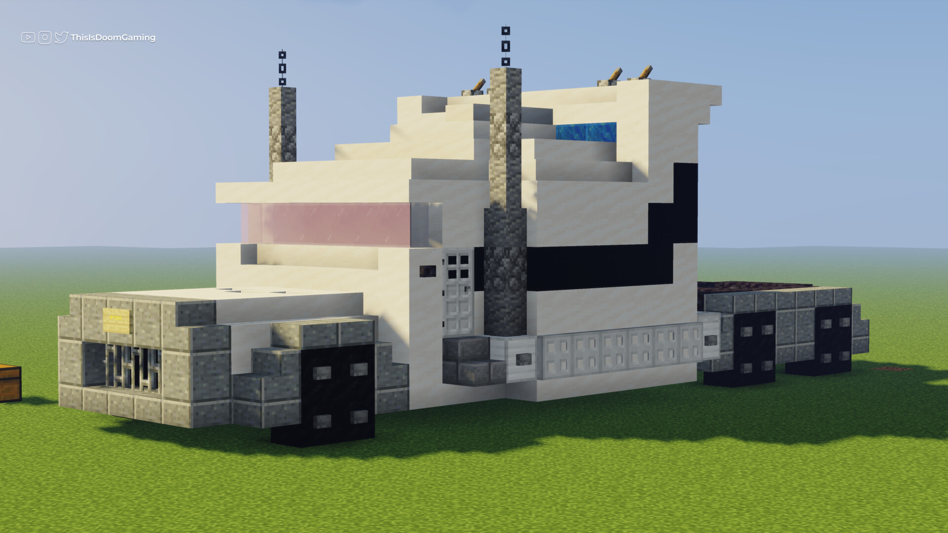 Semi-Truck Cab (Build and Litematic) Minecraft Map