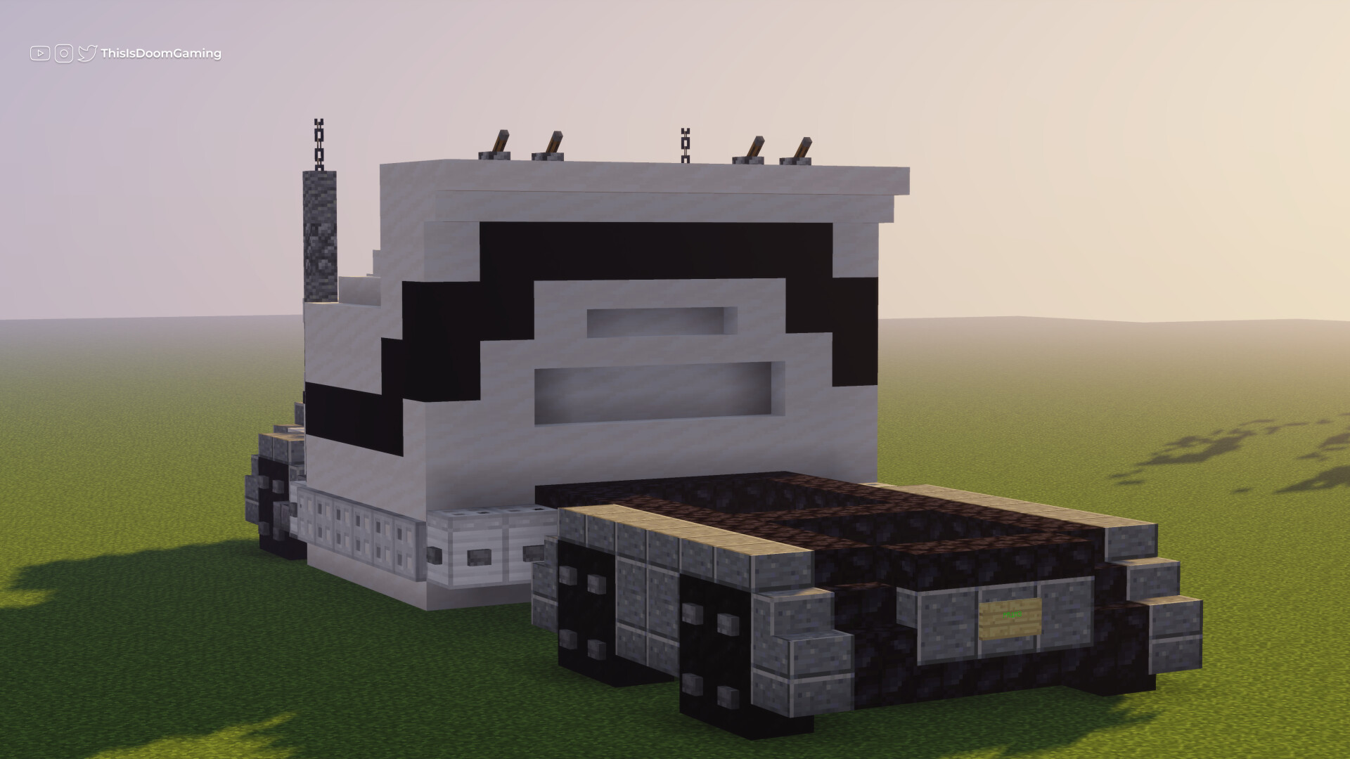 Semi-Truck Cab (Build and Litematic) Minecraft Map