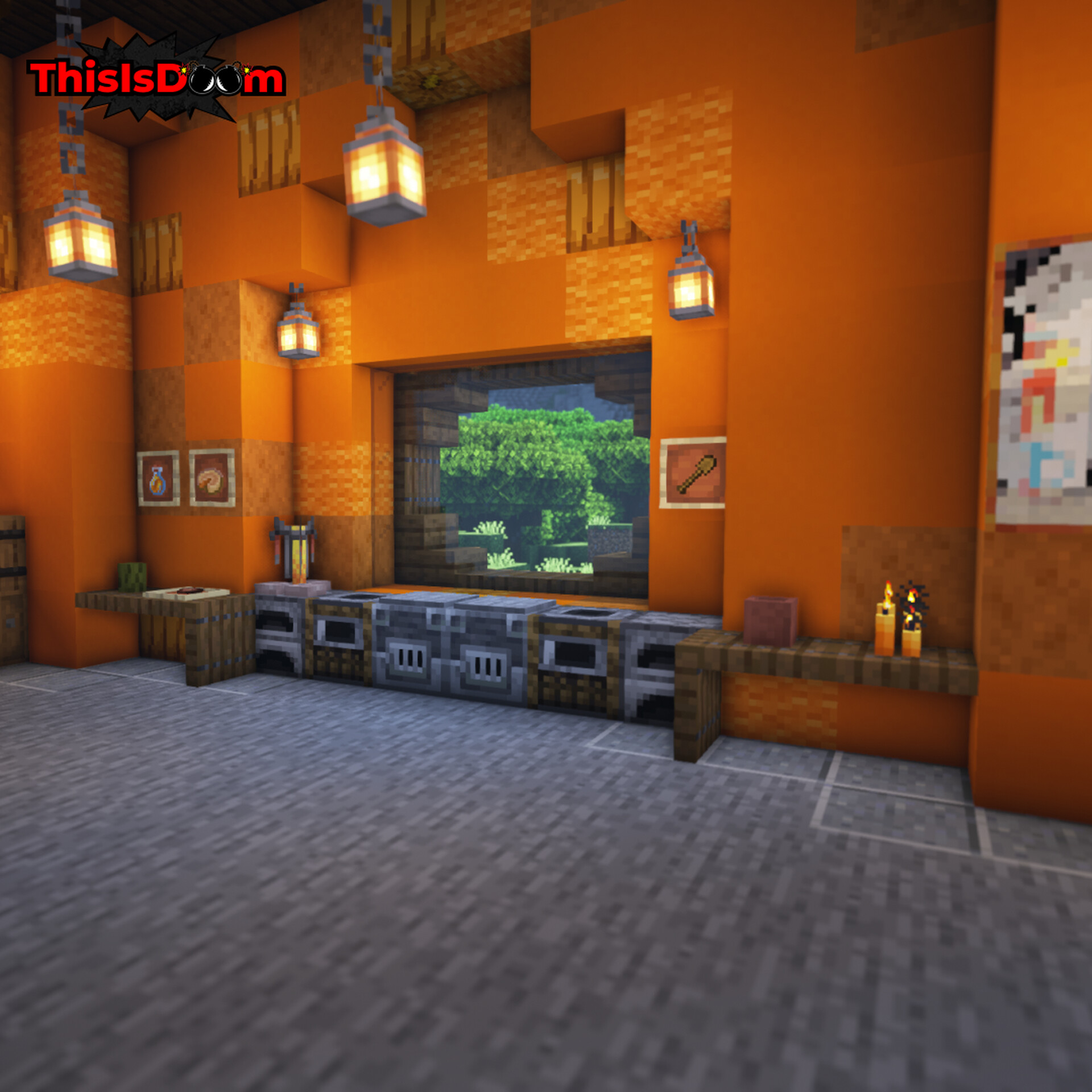 Pumpkin Manor (Build and Litematic) Minecraft Map