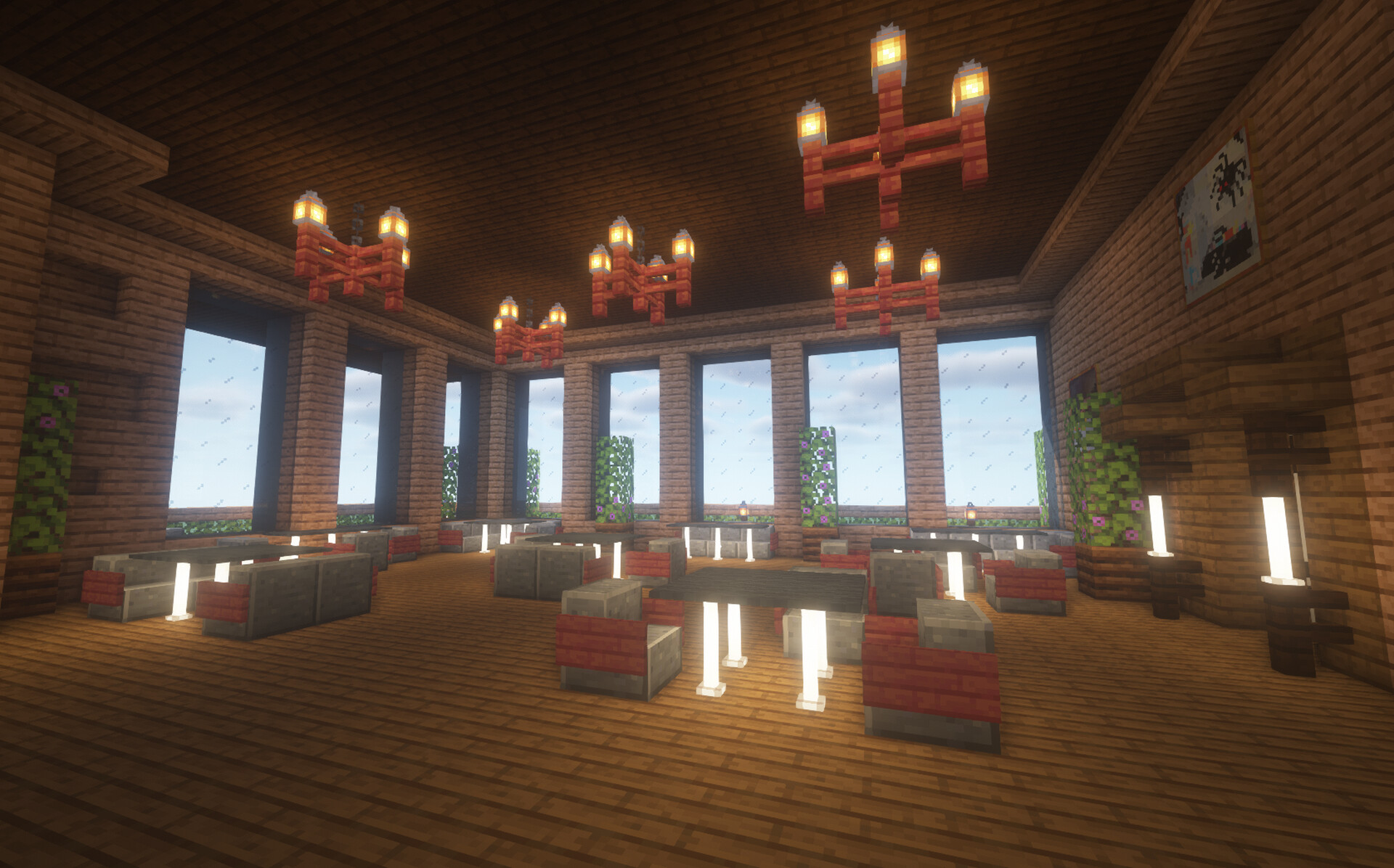 Cafe-restaurant minecraft Minecraft Map