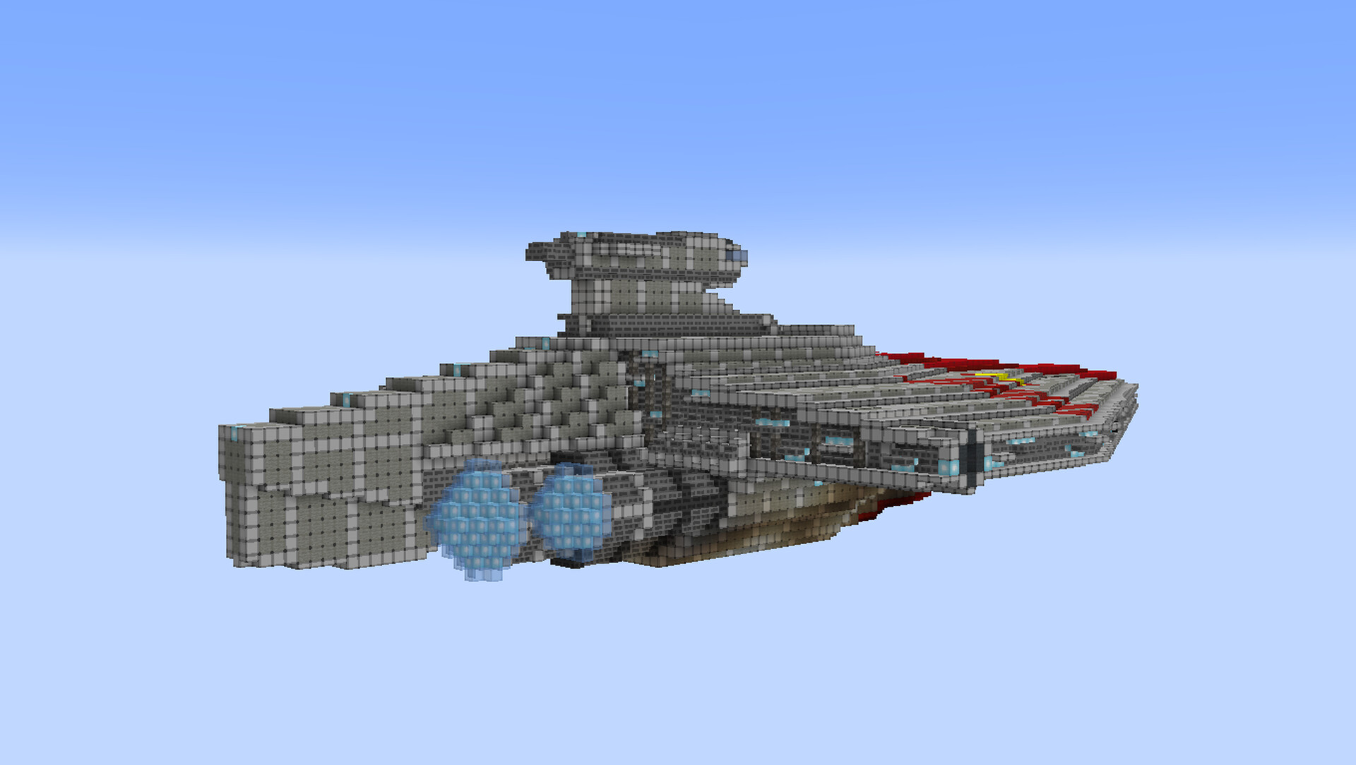 Star Wars | Acclamator-Class Assault Ship | 1:6.3 Scale Minecraft Map