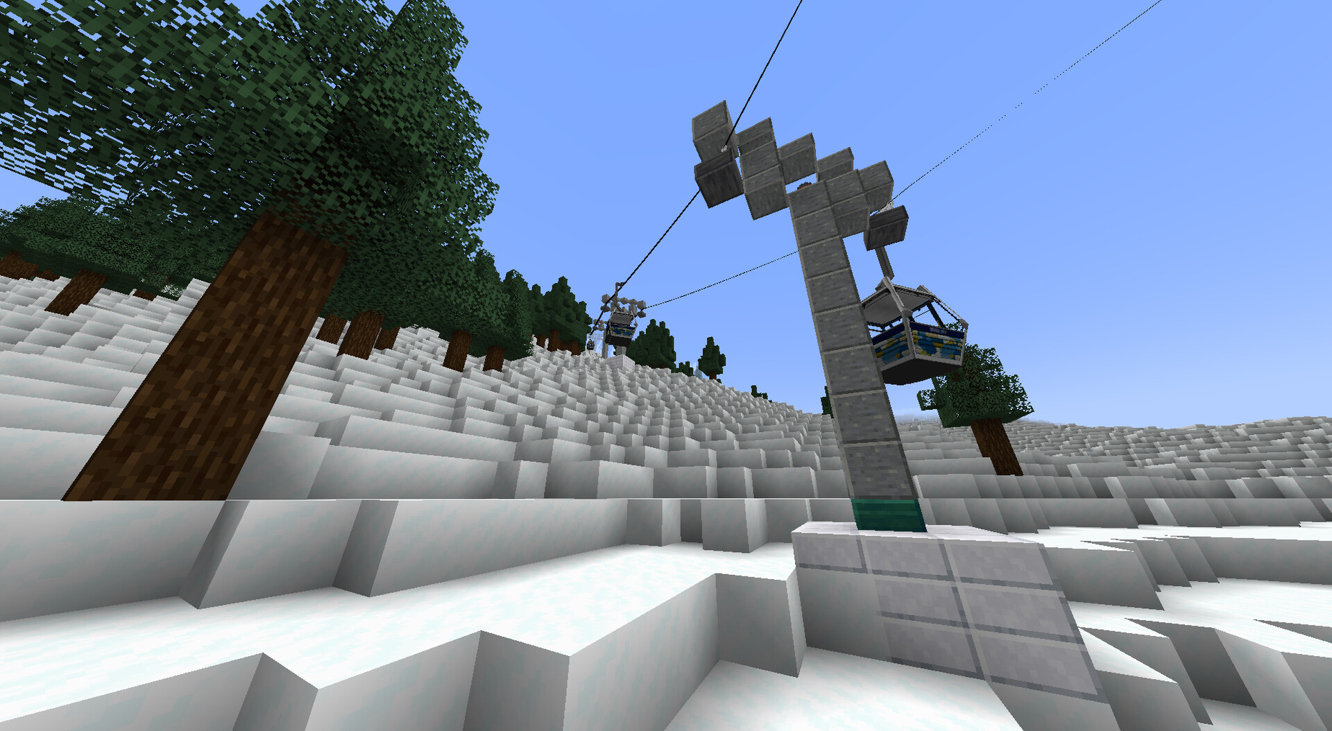 Minecraft ski resort (full download) Minecraft Map