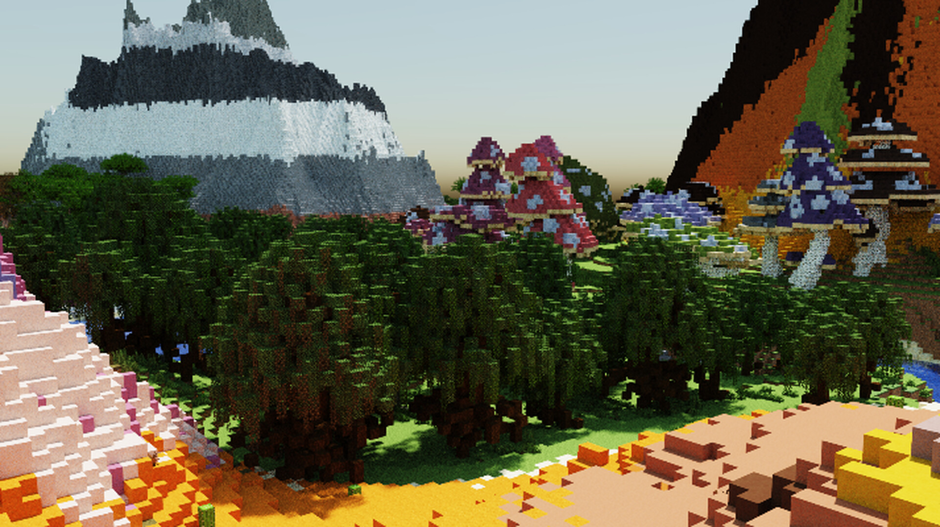 Island of Peace (1k x 1k Map) Minecraft Map