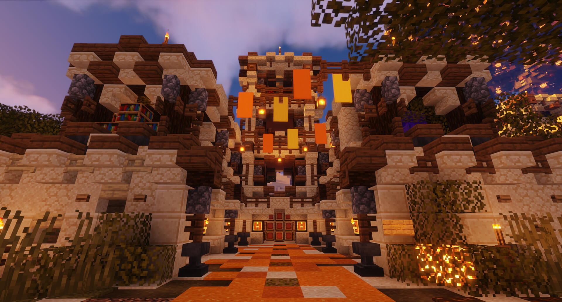 Sandstone | Covered Market | Incredible Details Minecraft Map