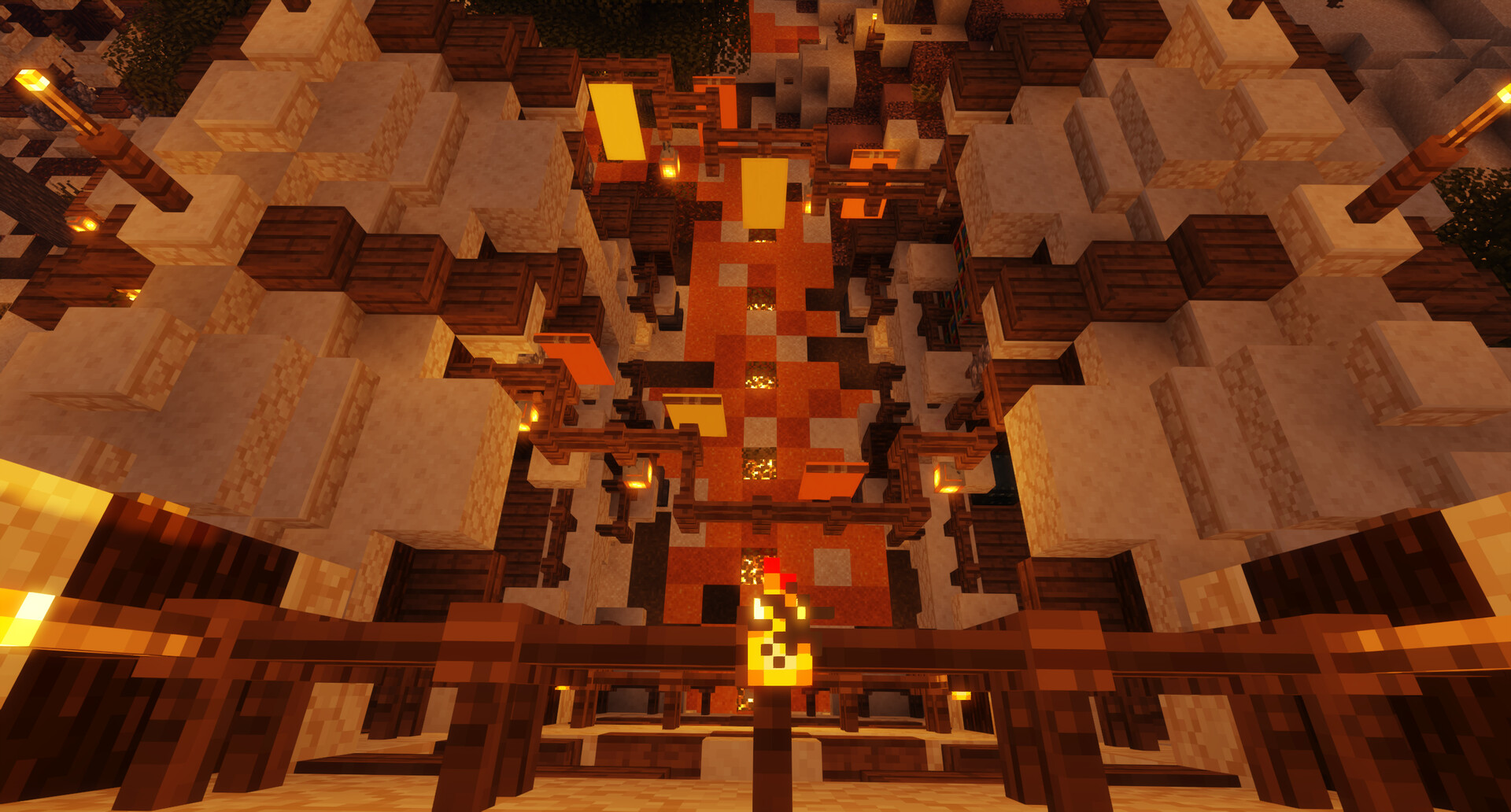Sandstone | Covered Market | Incredible Details Minecraft Map