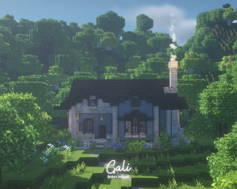 Cornflower Cottage 🫐 🌿 Minecraft Map