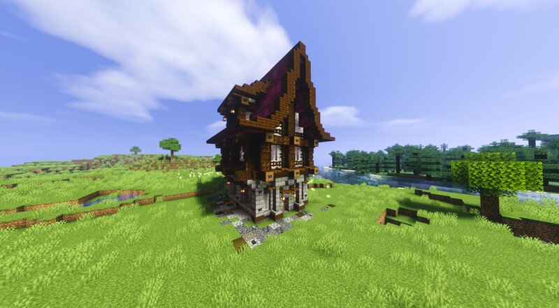 Medieval House #1 | Crimson Knights Minecraft Map