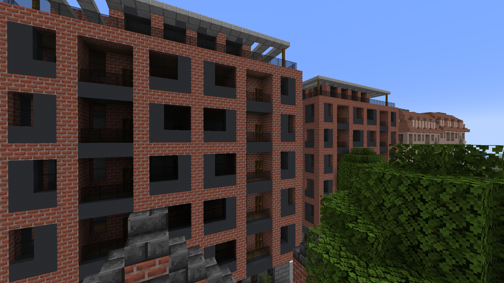 Modern Apartment Blocks Minecraft Map