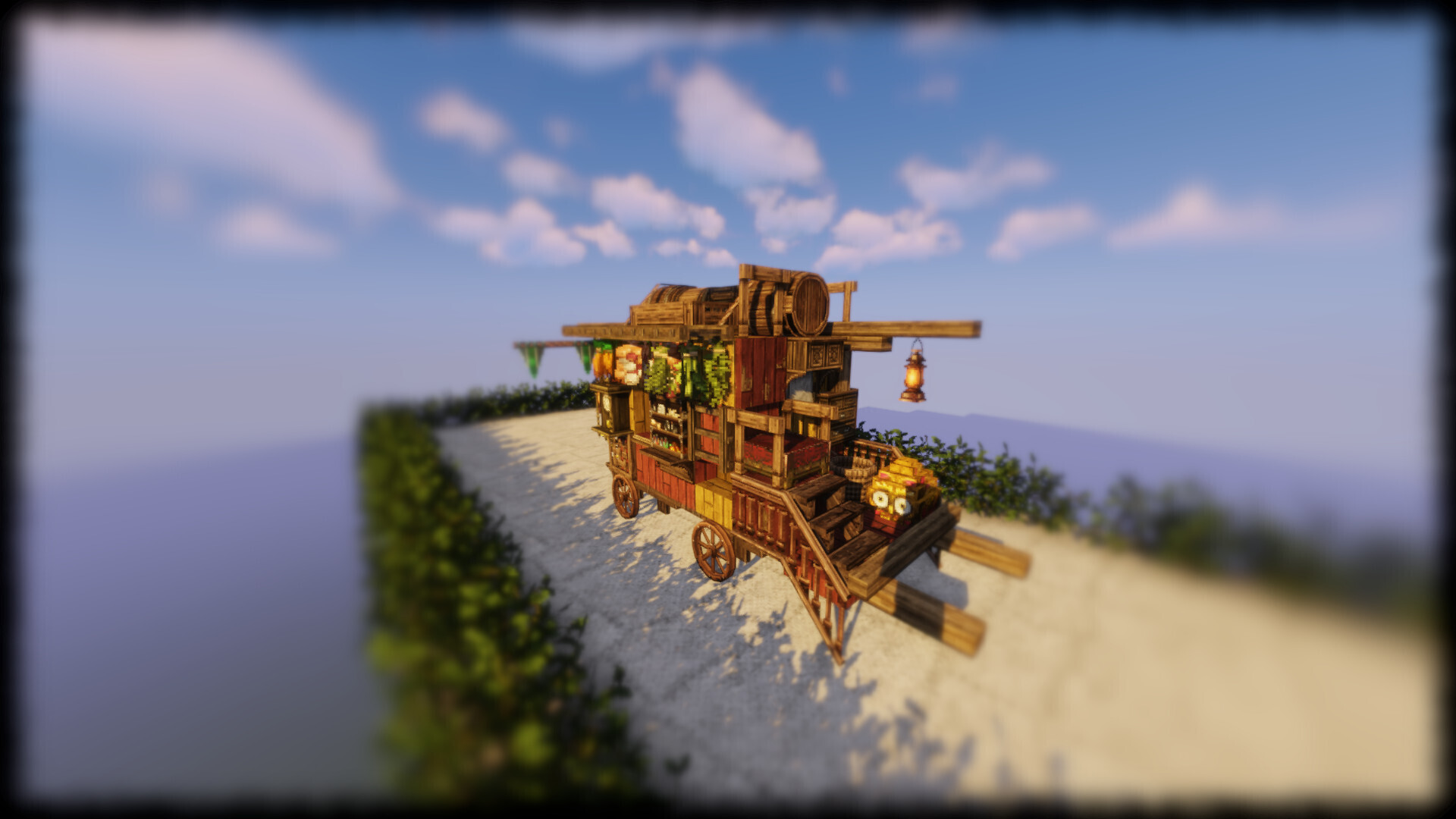 Fancy Shopkeeper Cart [Conquest Reforged 1.15.2] Minecraft Map