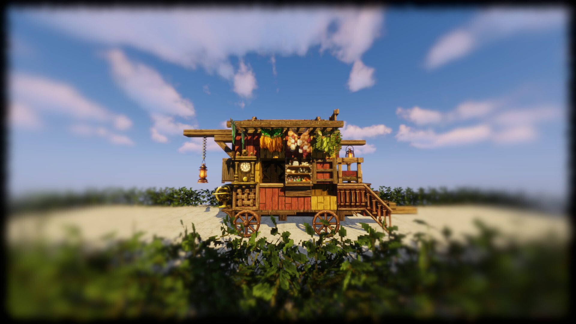 Fancy Shopkeeper Cart [Conquest Reforged 1.15.2] Minecraft Map