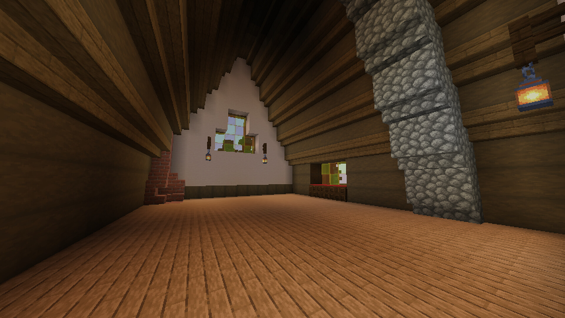 Large A-frame log cabin (based on the Mystery Shack) Minecraft Map