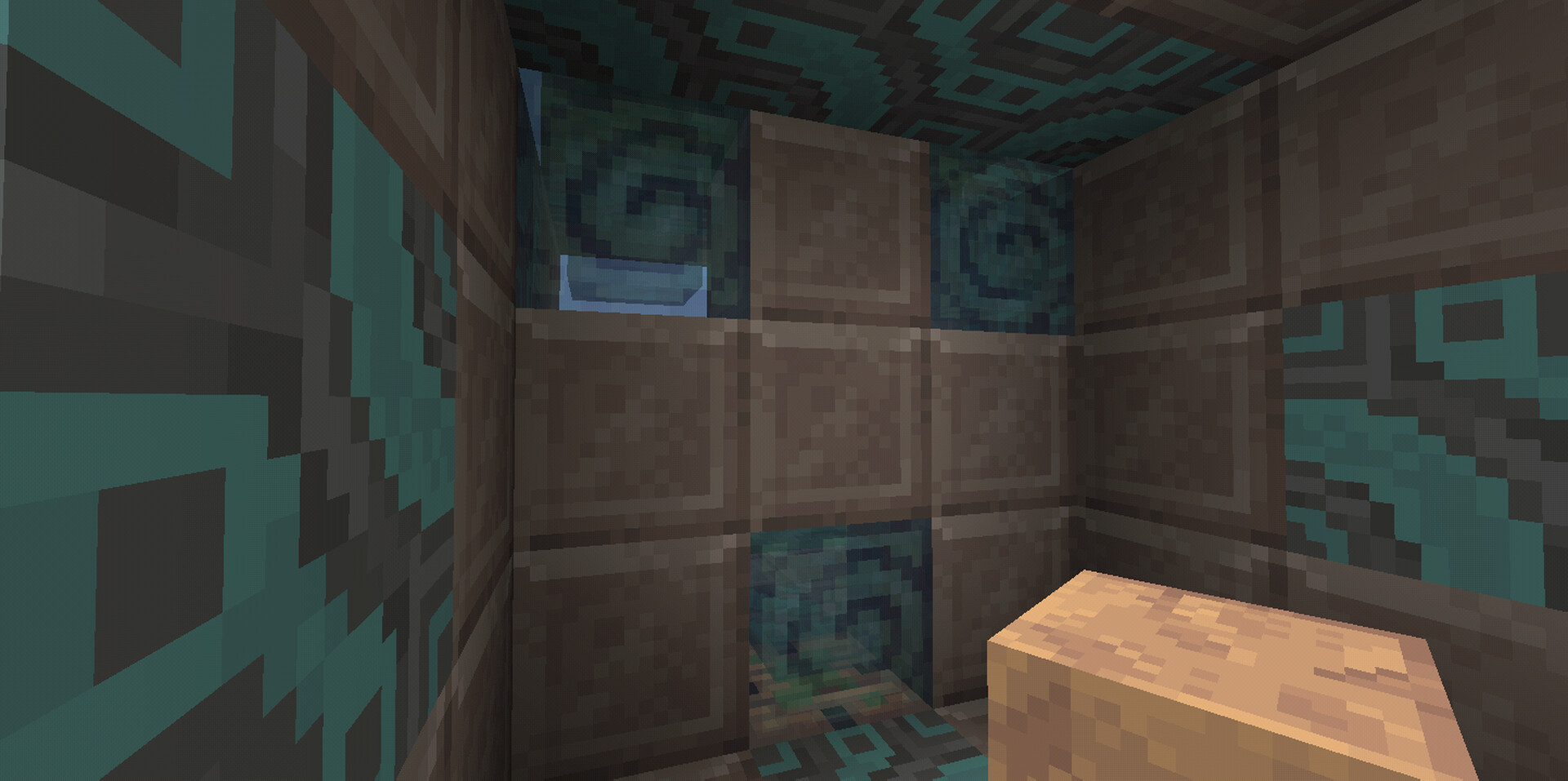 3x3 W/Lamps Piston Door Redstone Puzzle Minecraft Map