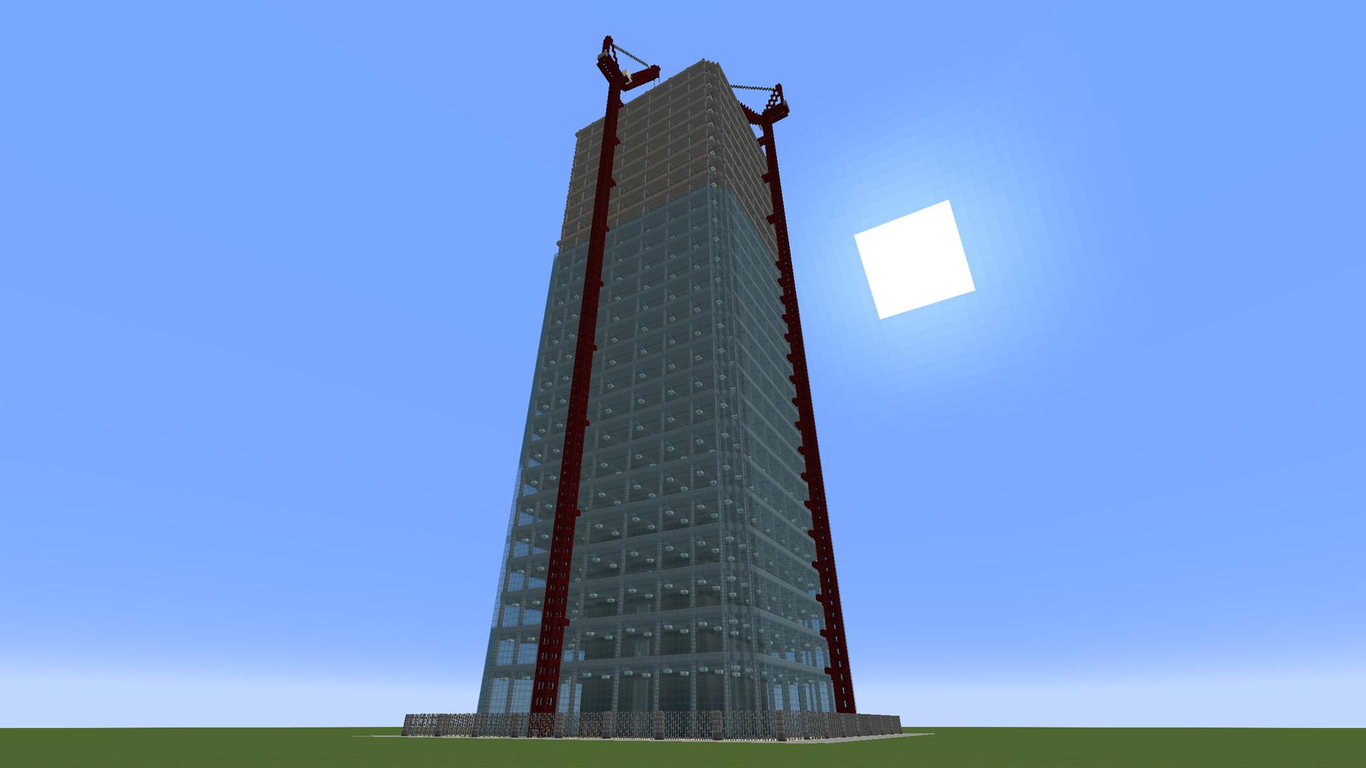 Skyscraper under construction Minecraft Map
