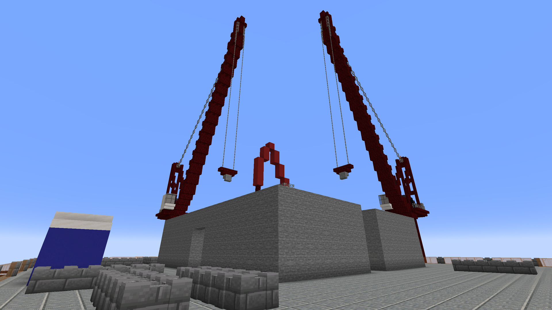 Skyscraper under construction Minecraft Map