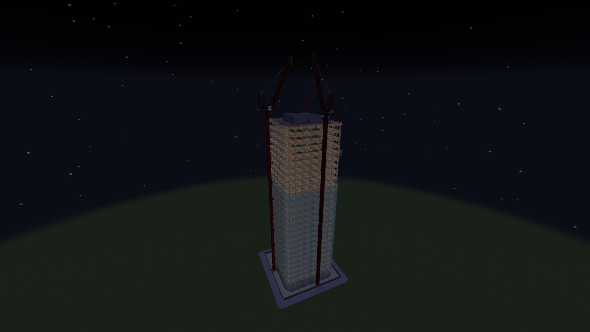 Skyscraper under construction Minecraft Map