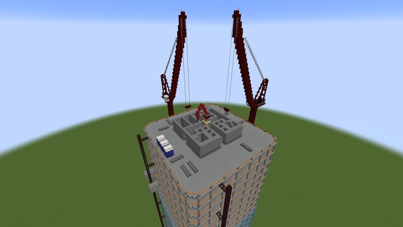 Skyscraper under construction Minecraft Map