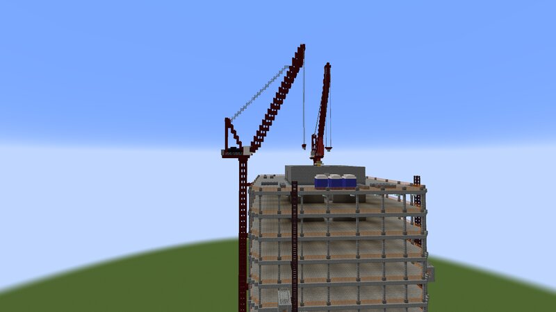 Skyscraper under construction Minecraft Map