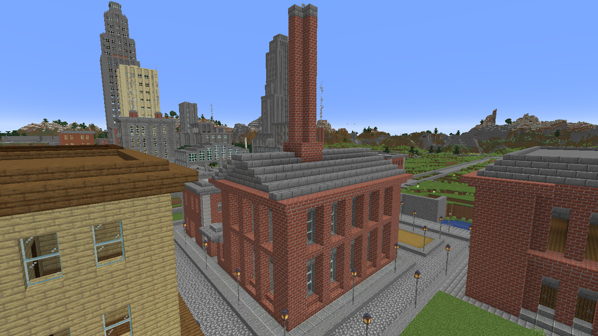 Survival interwar-period factory Minecraft Map
