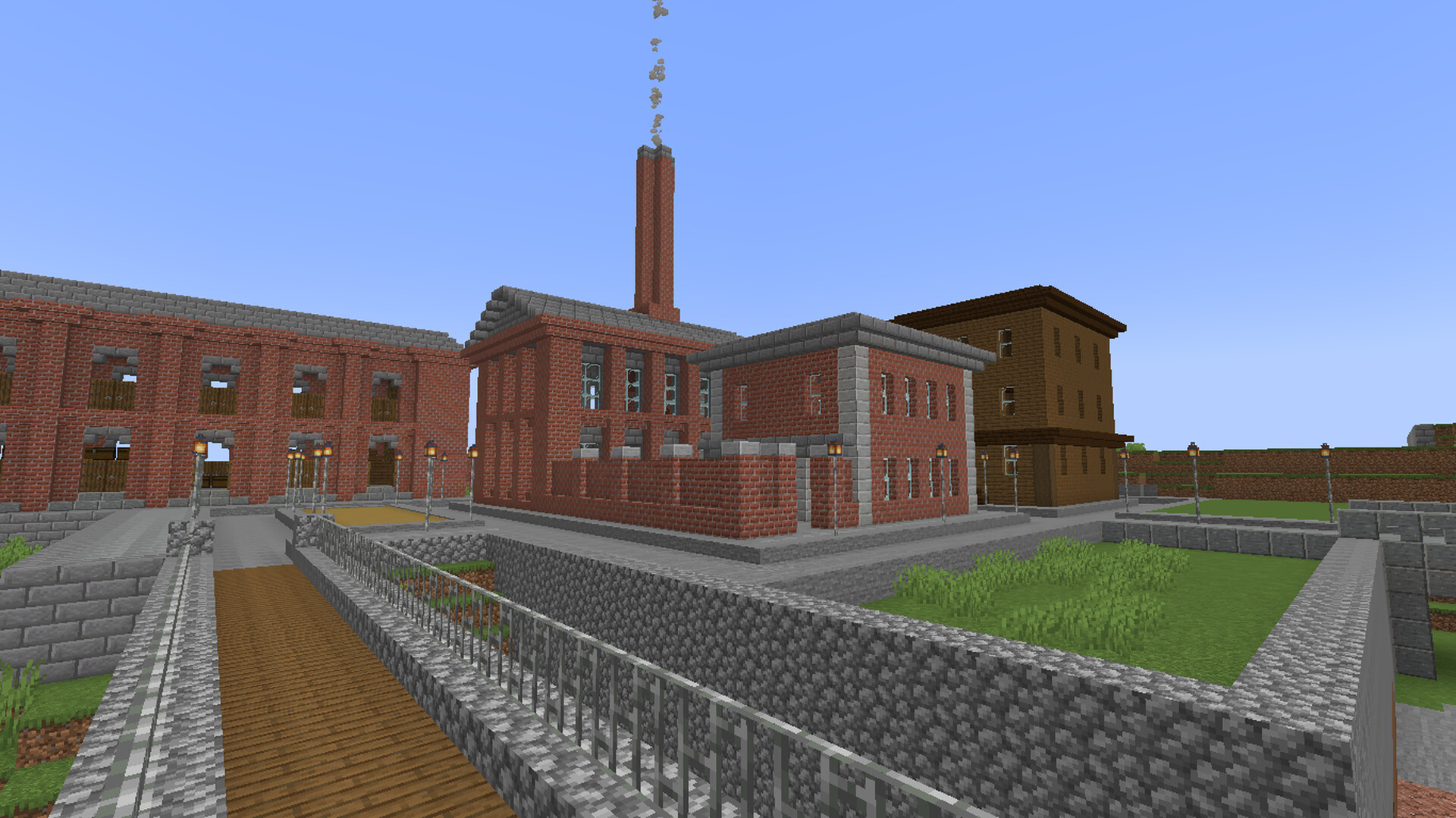 Survival interwar-period factory Minecraft Map