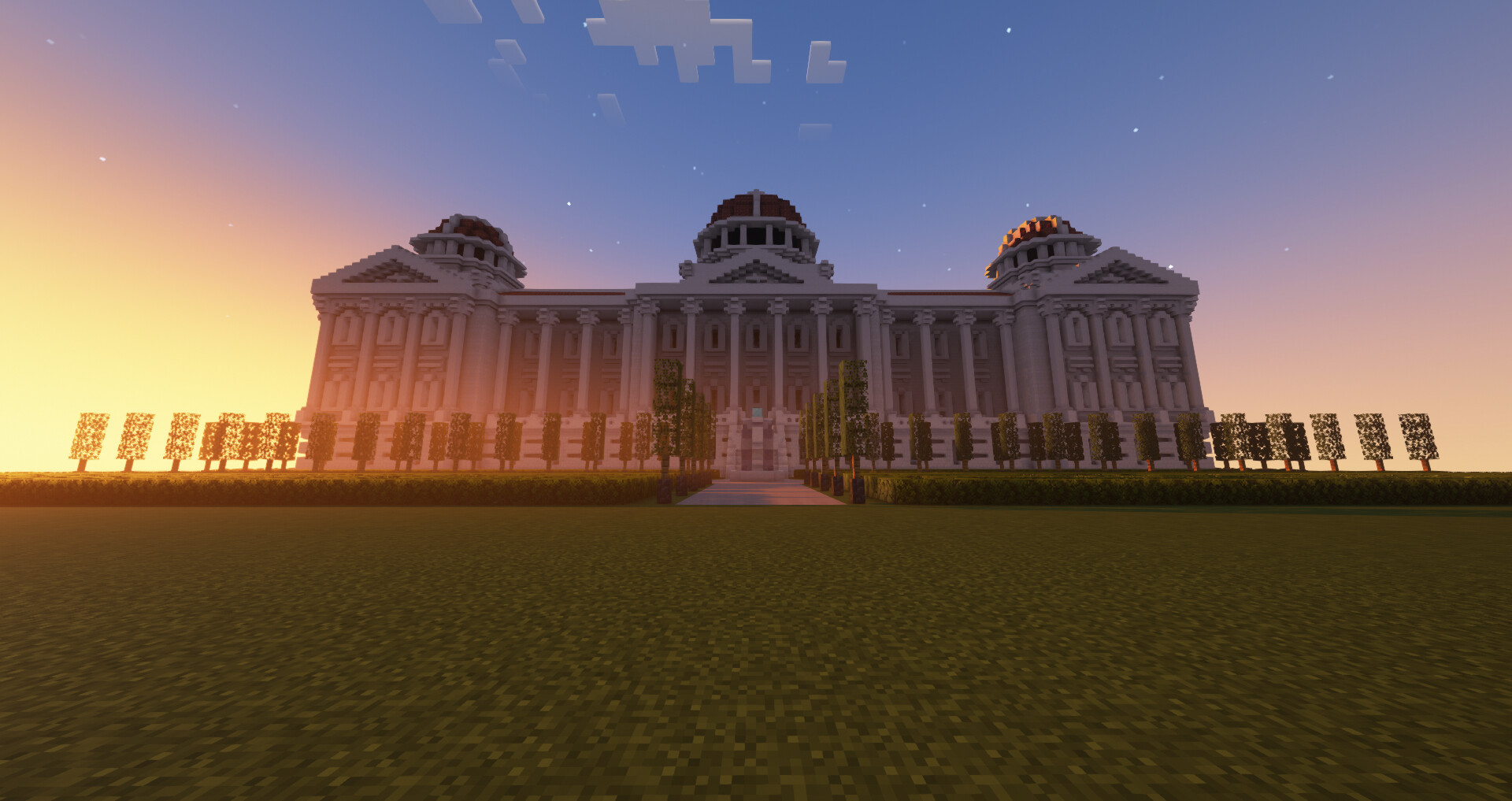 Small Neoclassical Capitol Building/Palace Minecraft Map