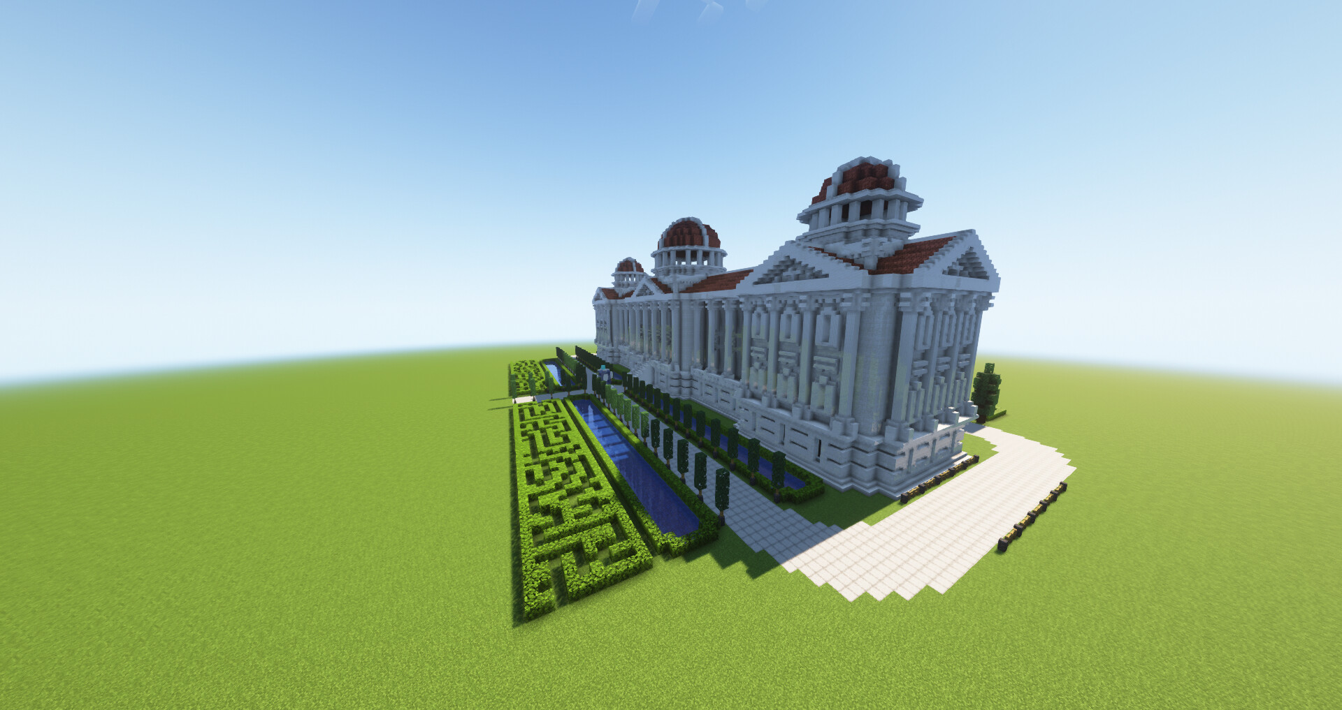 Small Neoclassical Capitol Building/Palace Minecraft Map