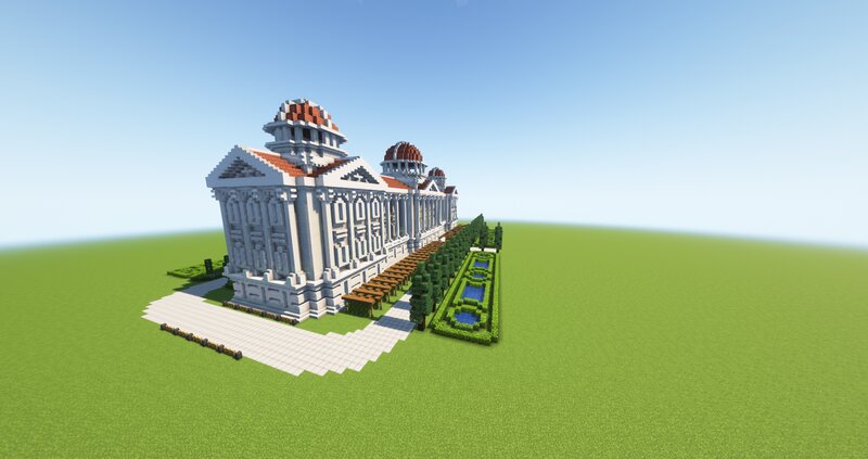Small Neoclassical Capitol Building/Palace Minecraft Map