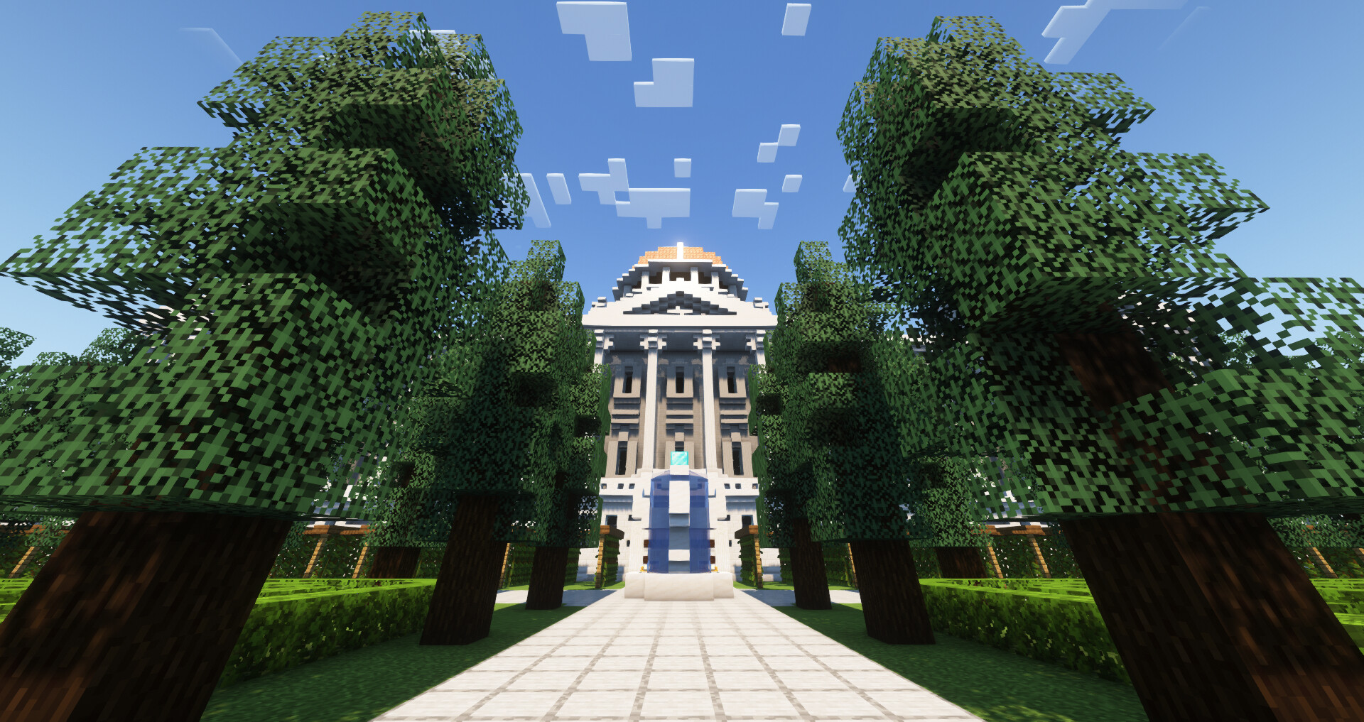 Small Neoclassical Capitol Building/Palace Minecraft Map