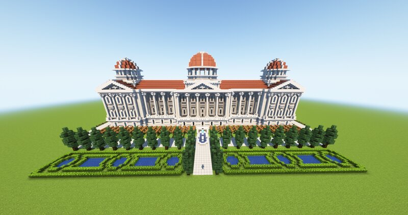 Small Neoclassical Capitol Building/Palace Minecraft Map