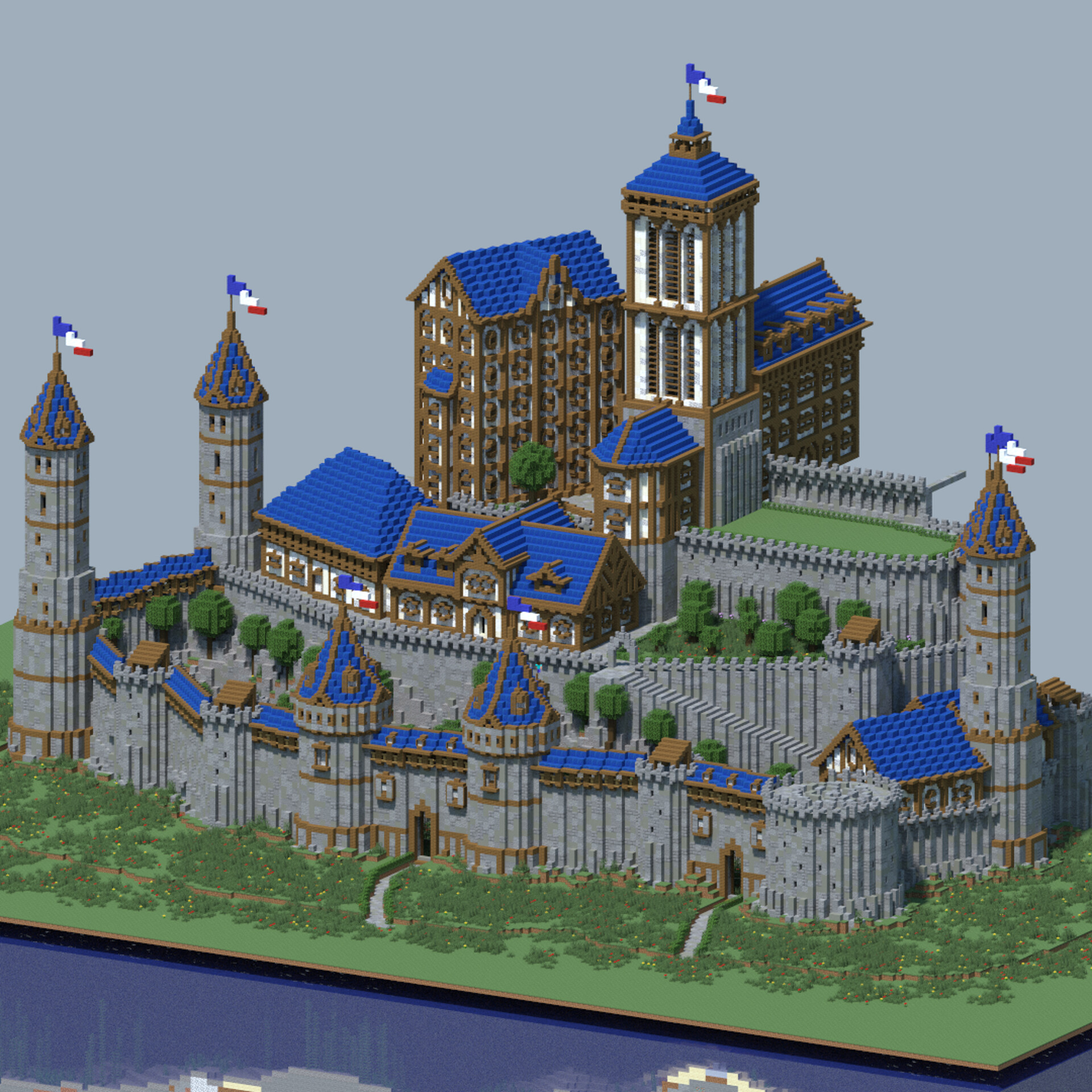 A Minecraft Fantastic Castle/City ! (DOWNLOAD) Minecraft Map