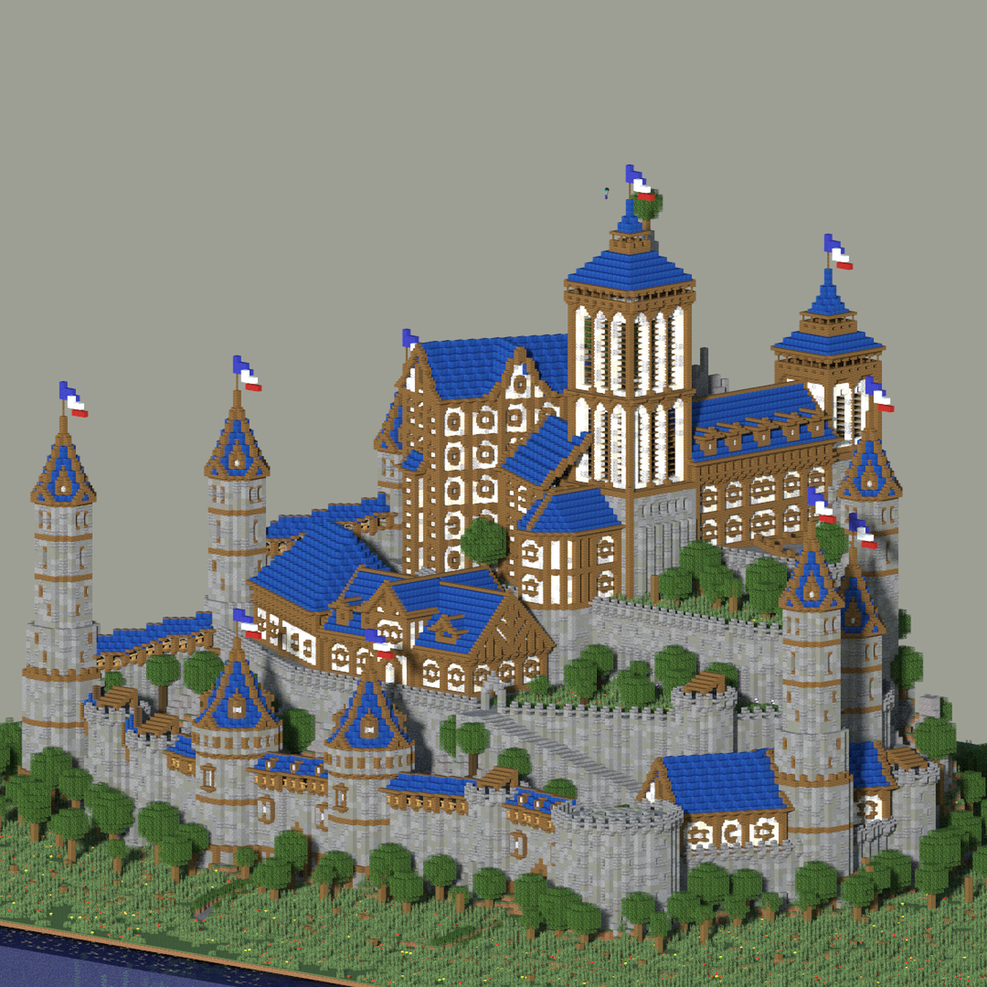 A Minecraft Fantastic Castle/City ! (DOWNLOAD) Minecraft Map