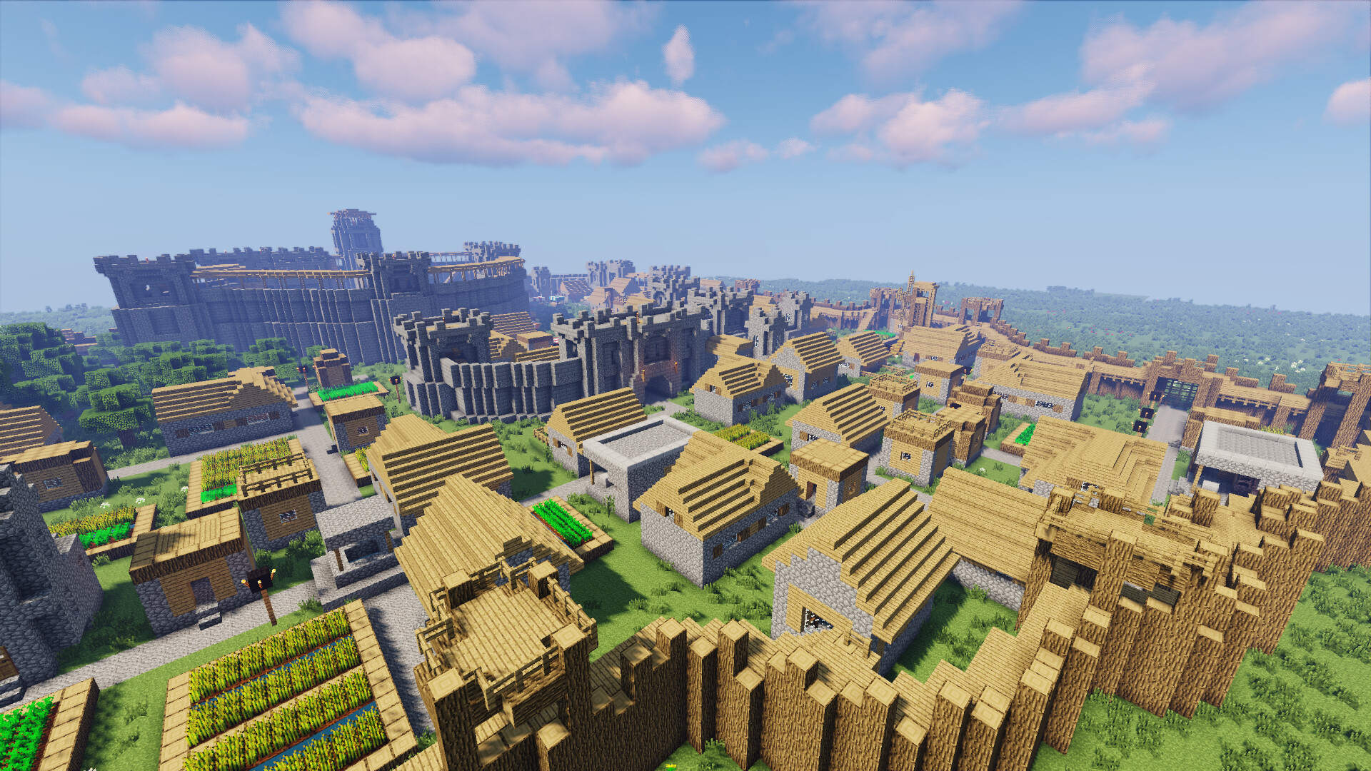 Villager VS Illager Castle (updated) Minecraft Map