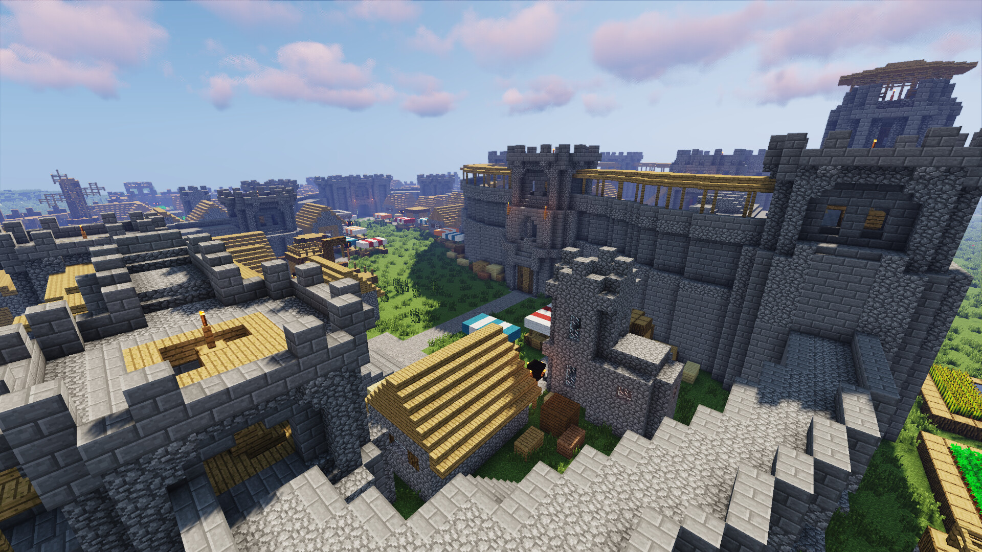 Villager VS Illager Castle (updated) Minecraft Map