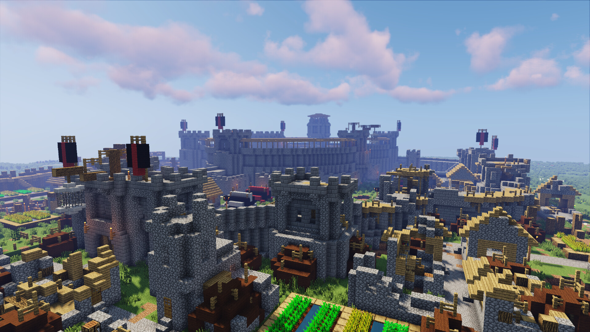 Villager VS Illager Castle (updated) Minecraft Map